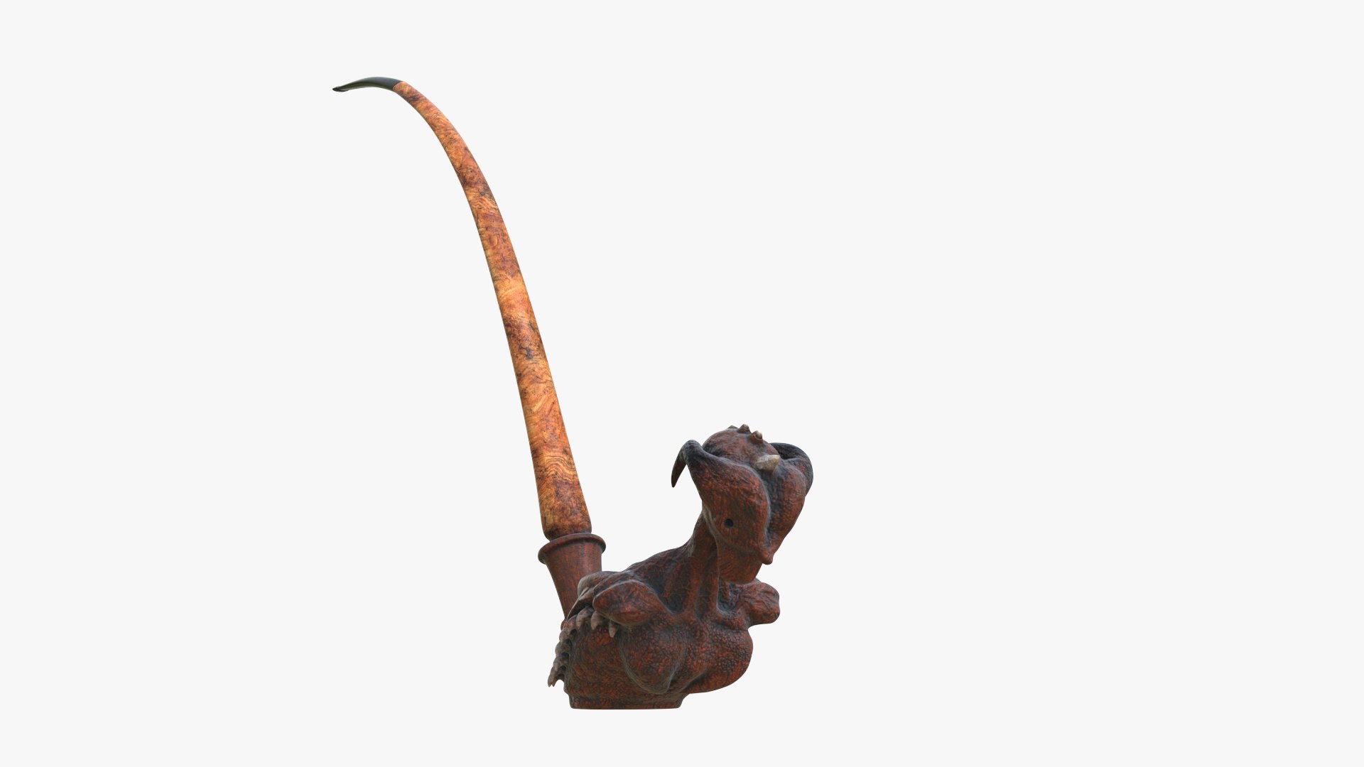 3D Model Viking Dragon Pipe - TurboSquid 1466972