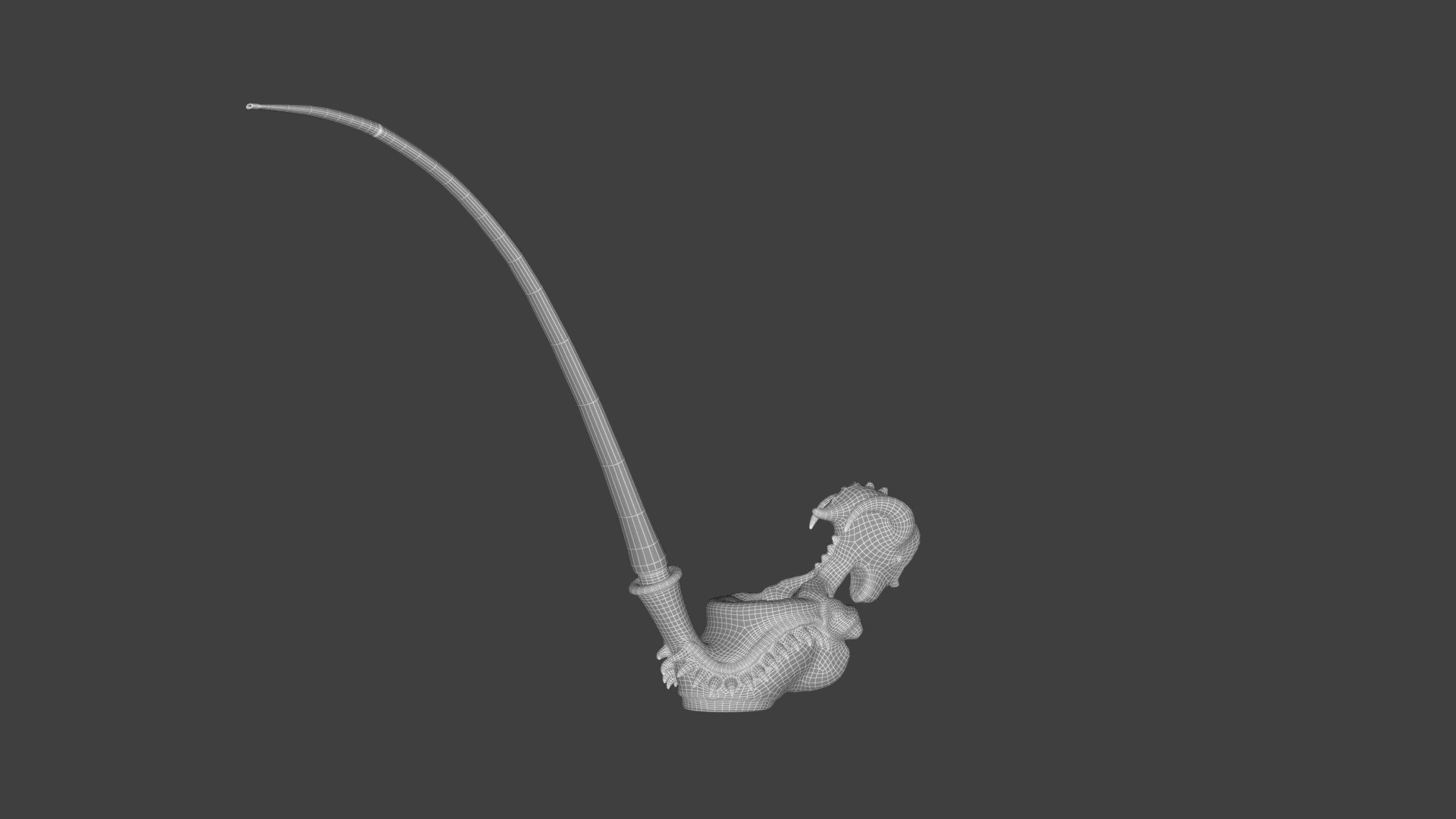 3D Model Viking Dragon Pipe - TurboSquid 1466972