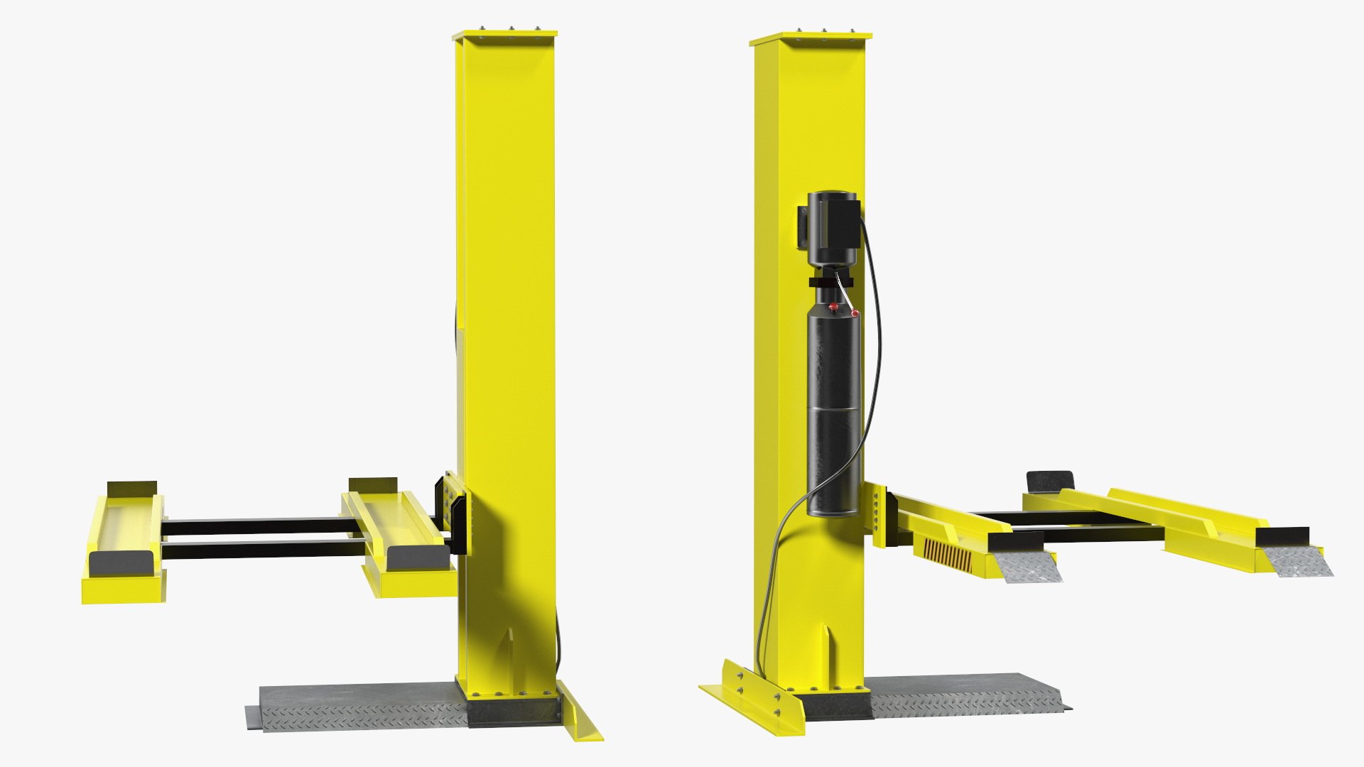 3D Single Post Lift - TurboSquid 2228906