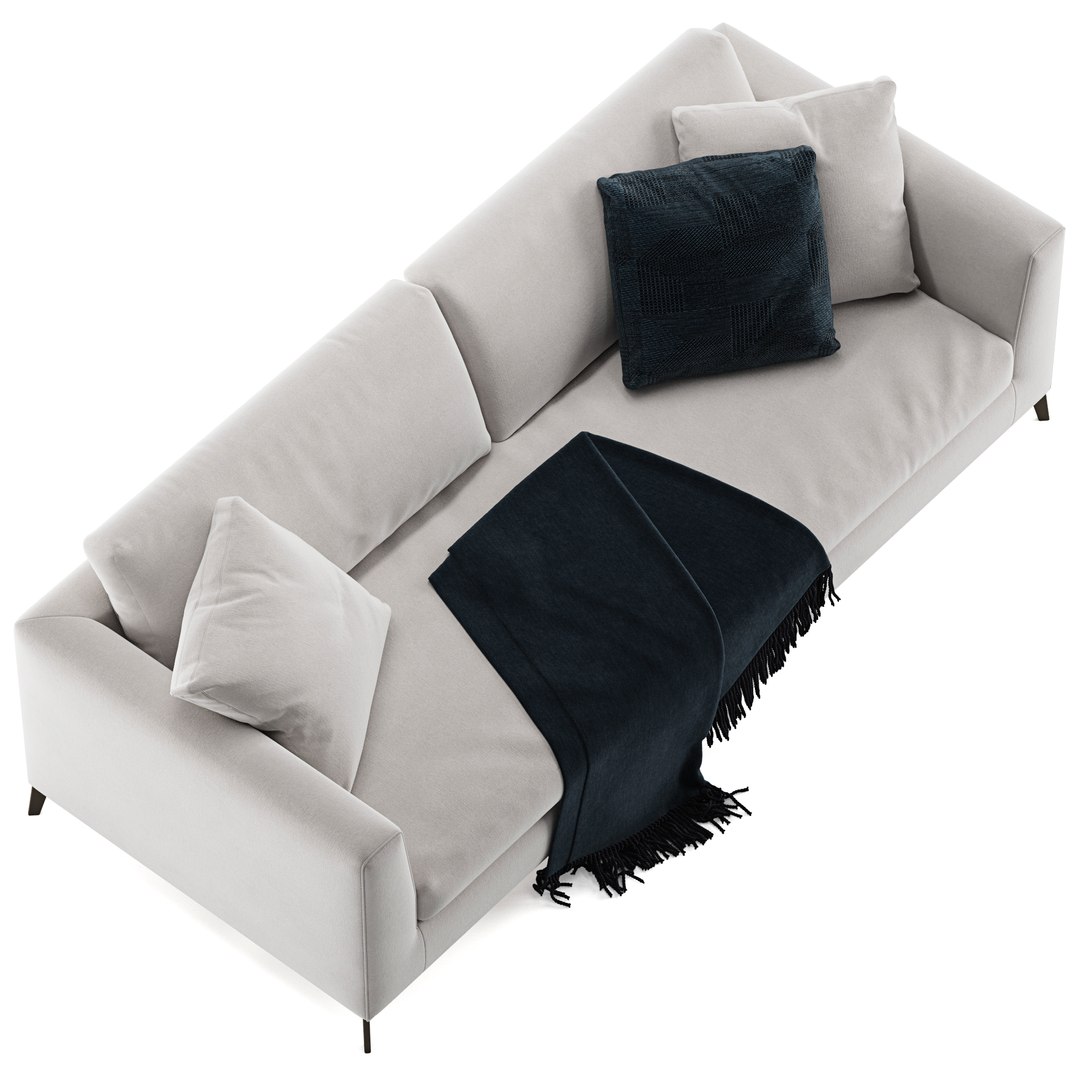 Meridiani Louis Up Sofa Model - TurboSquid 2125821