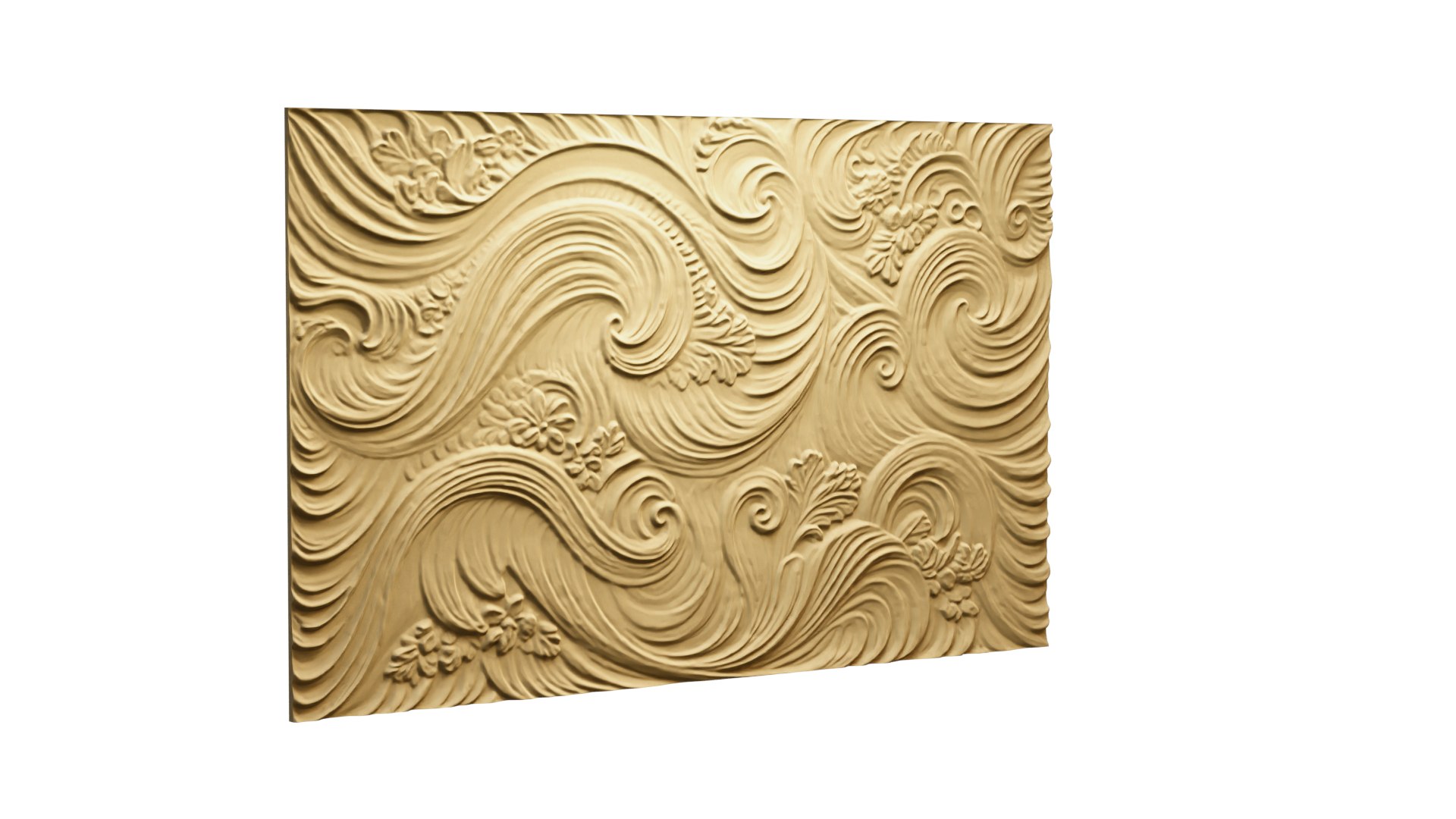 Modern Panel Wall Decor Set Relief Stl Mural CNC 172 Model - TurboSquid ...