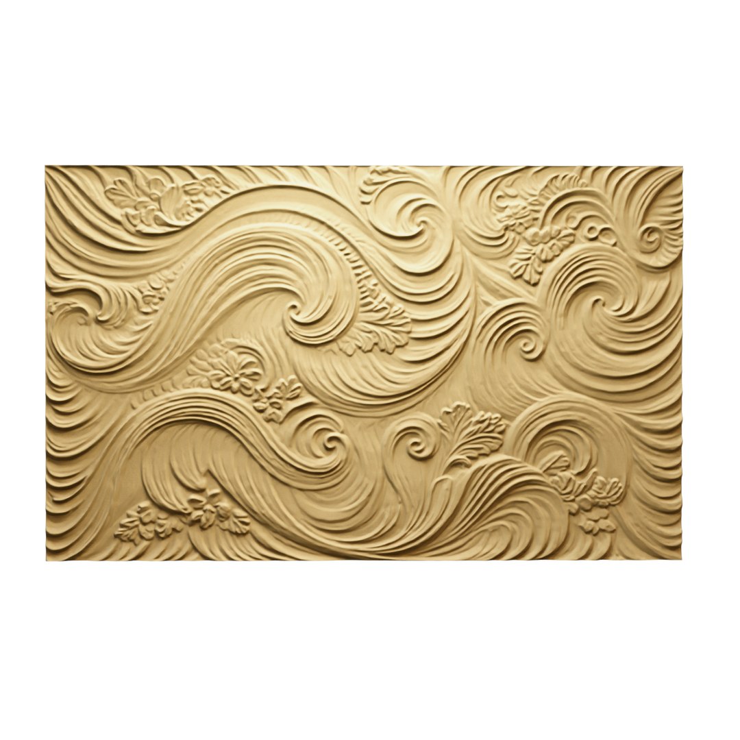 Modern Panel Wall Decor Set Relief Stl Mural CNC 172 Model - TurboSquid ...