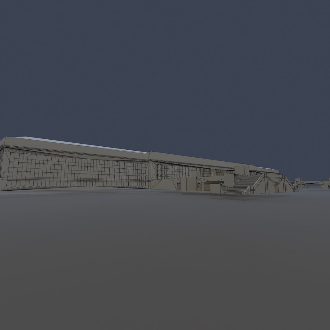 3d Pentagon Landmark