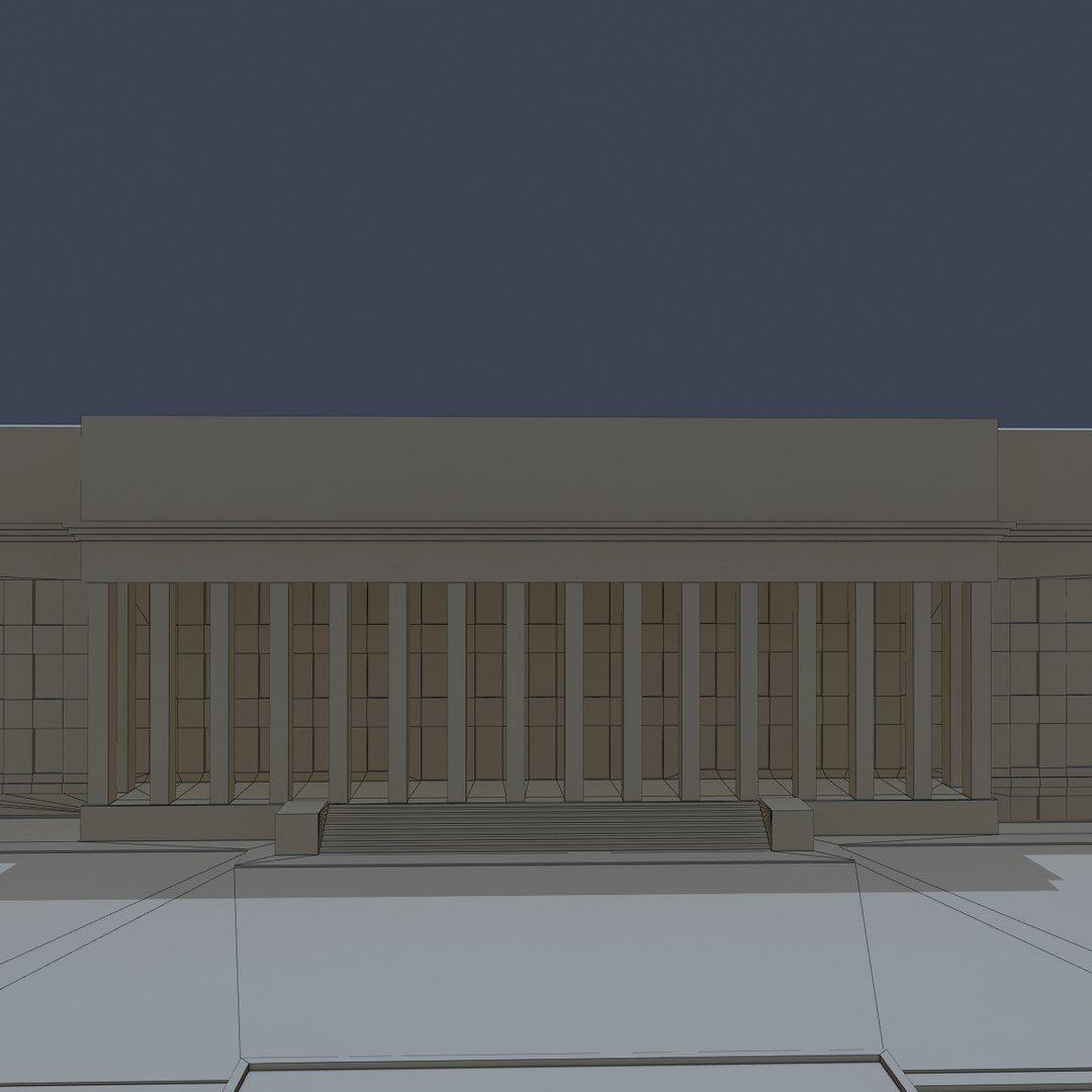 3d Pentagon Landmark