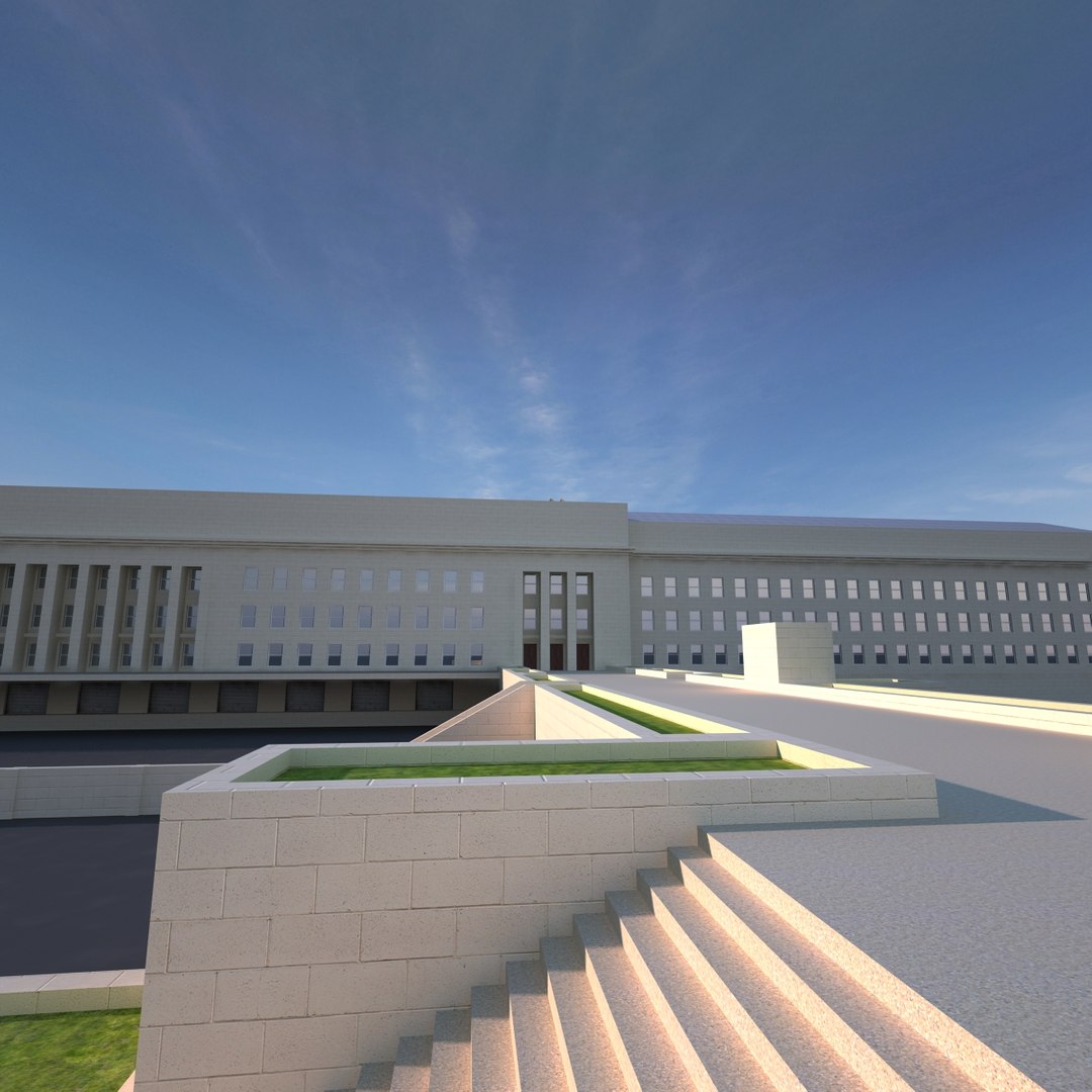 3d Pentagon Landmark