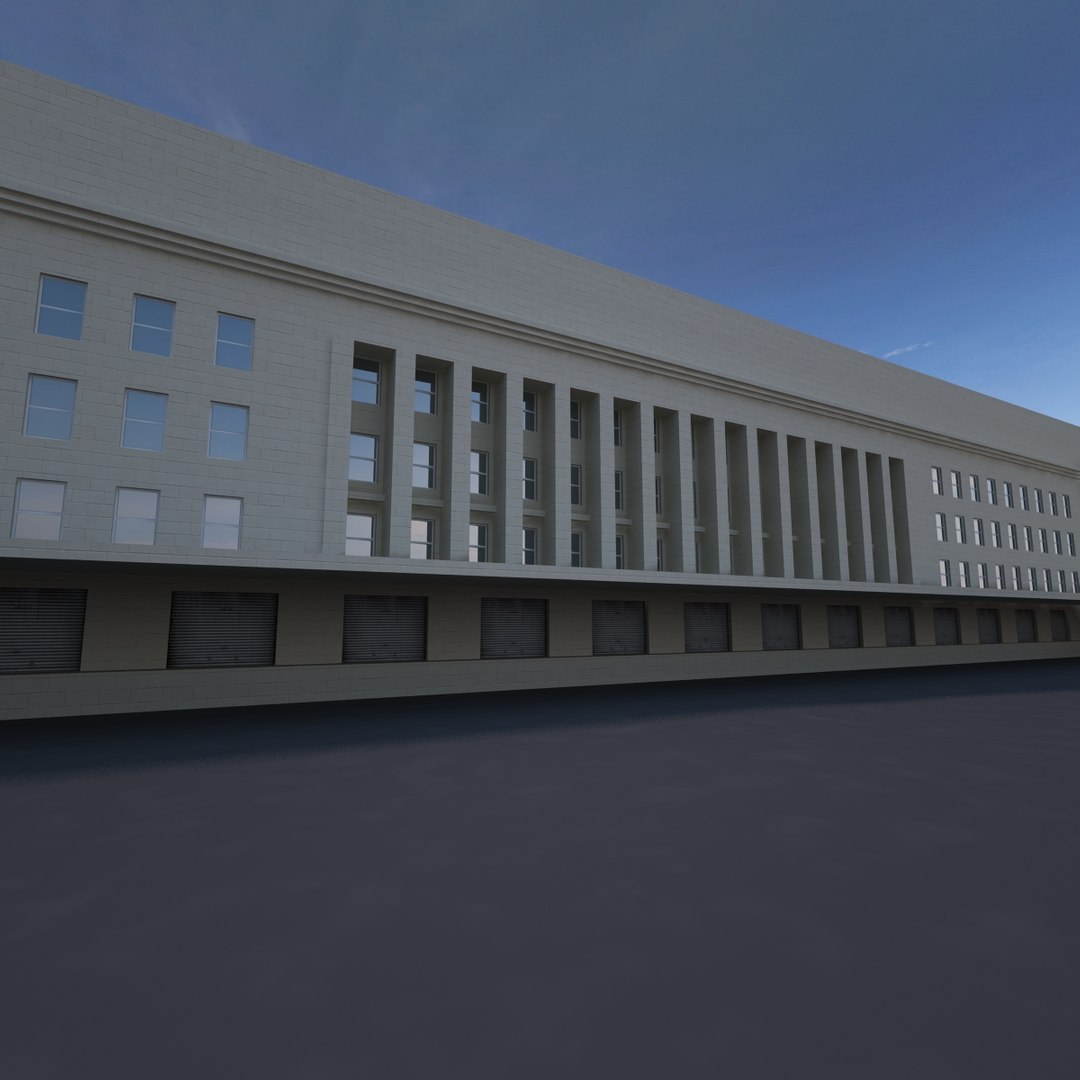 3d pentagon landmark