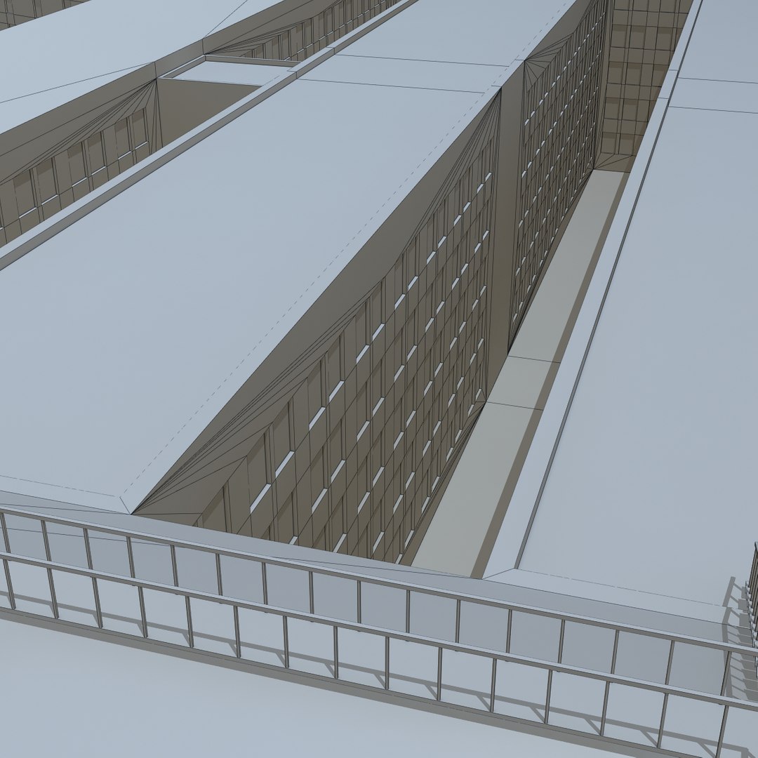 3d Pentagon Landmark