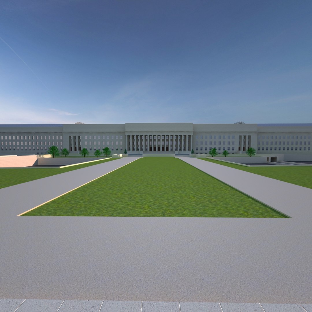 3d Pentagon Landmark