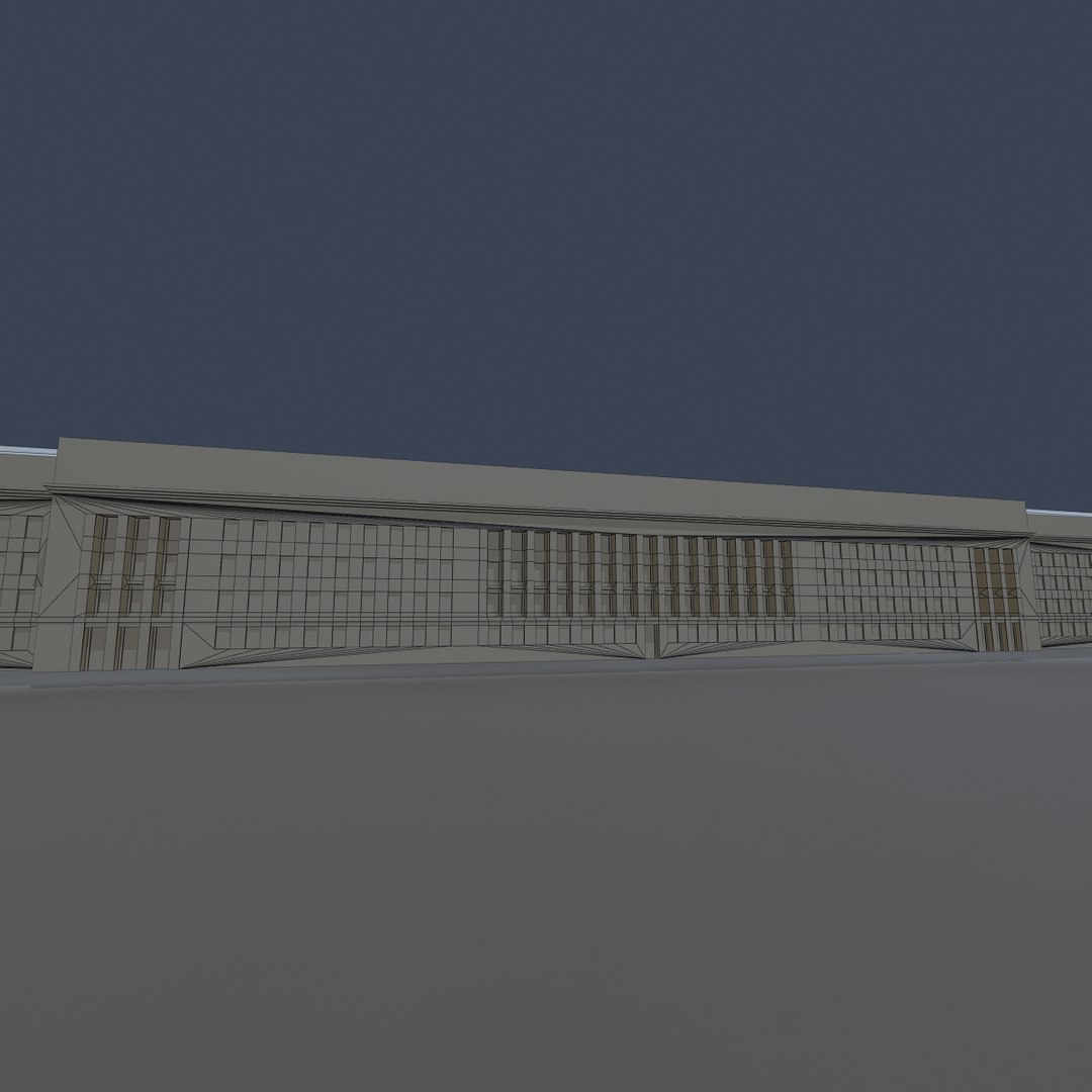 3d Pentagon Landmark