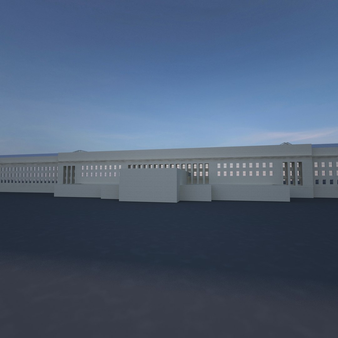 3d Pentagon Landmark