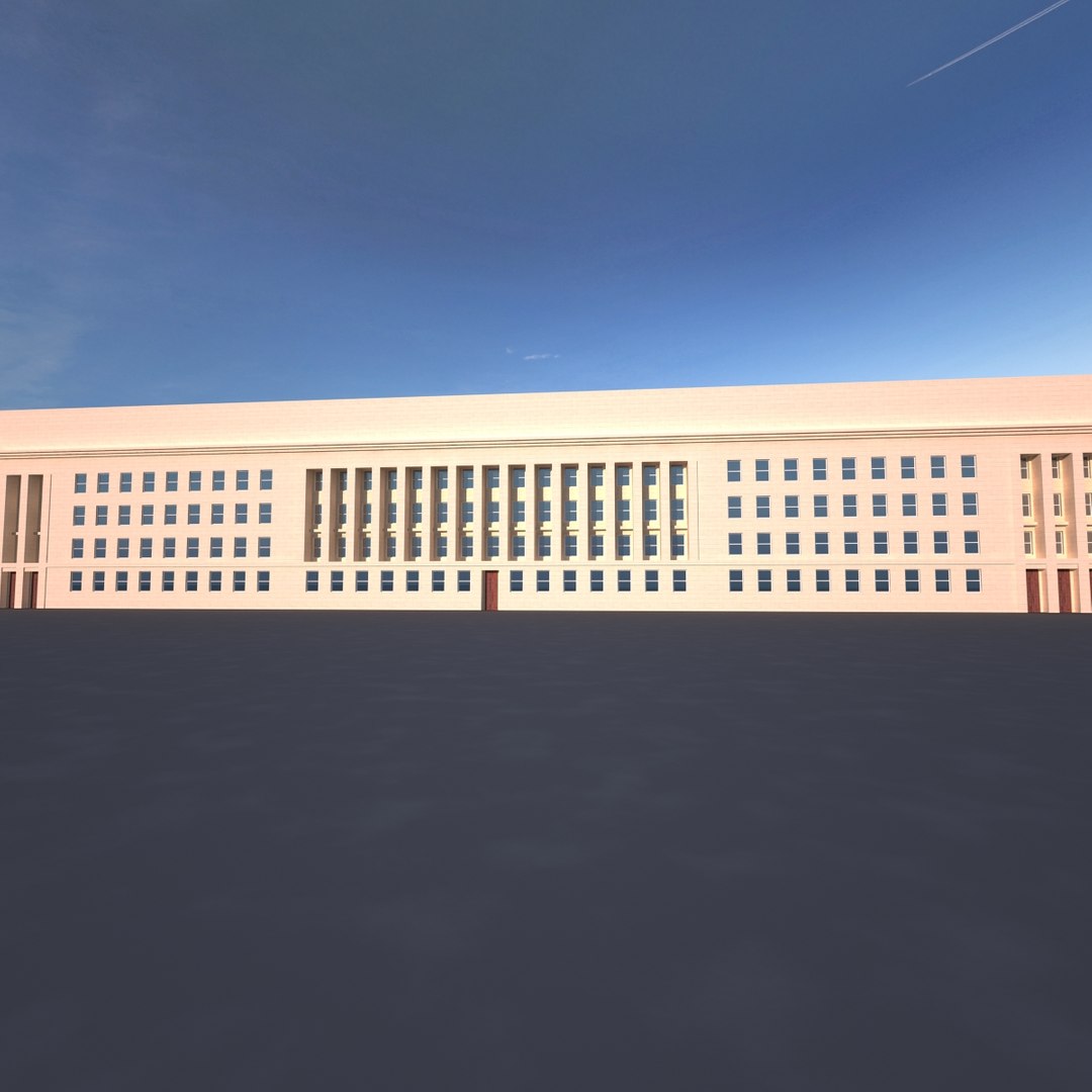 3d Pentagon Landmark