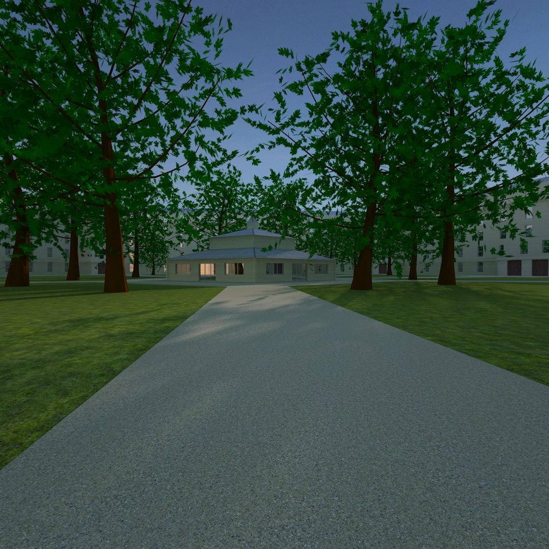 3d Pentagon Landmark