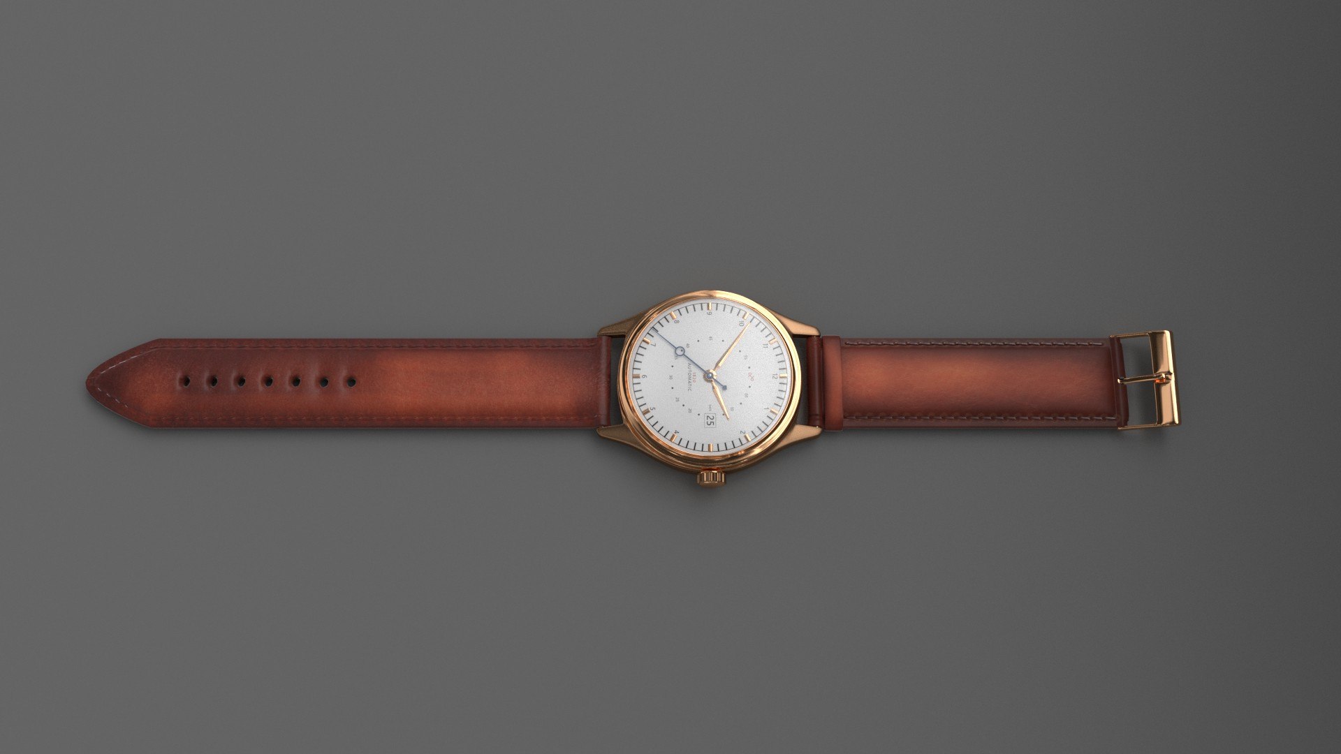 Wrist Watch Vintage 3d Model