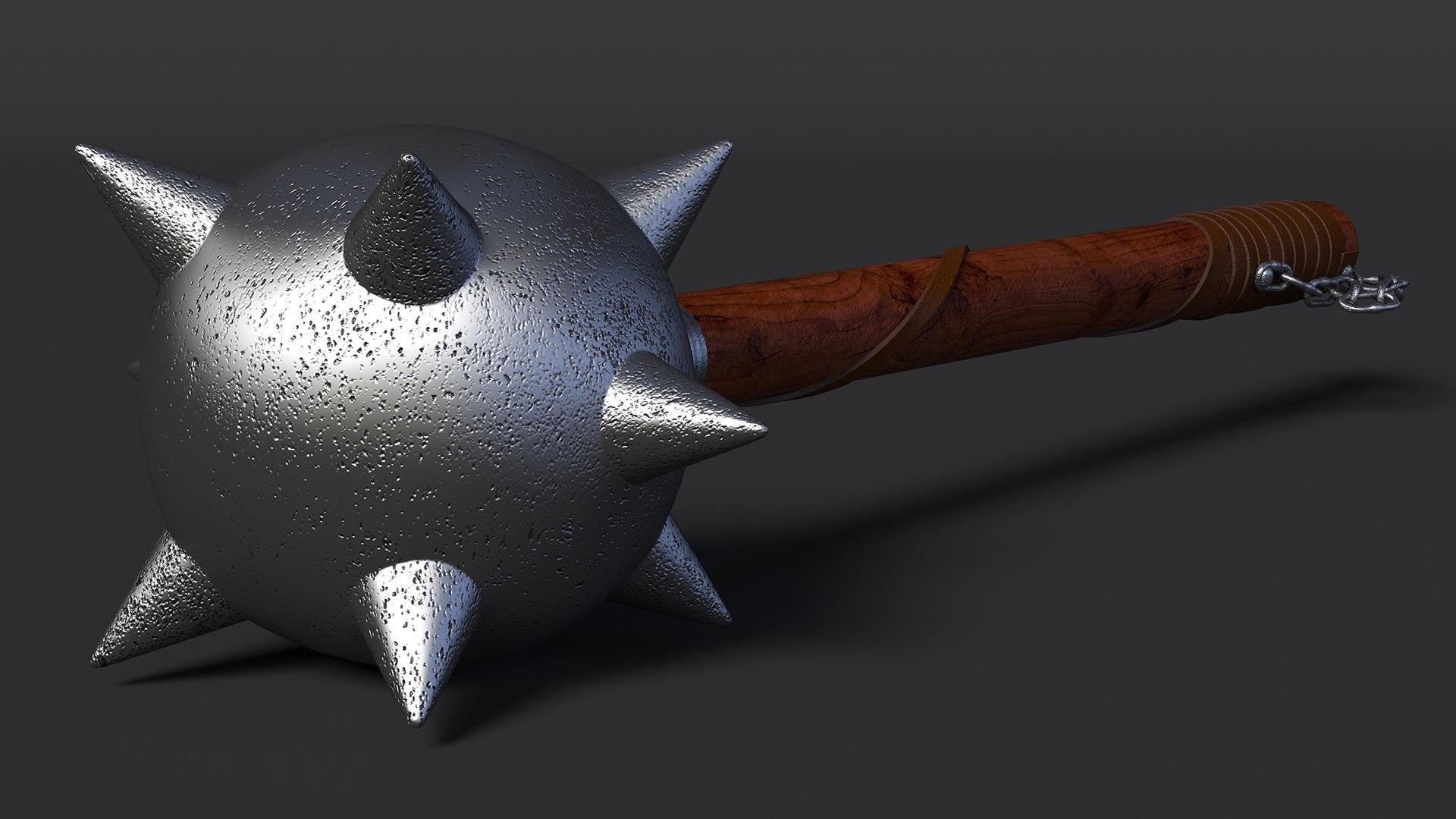 3D Model Morningstar Mace - TurboSquid 2076306