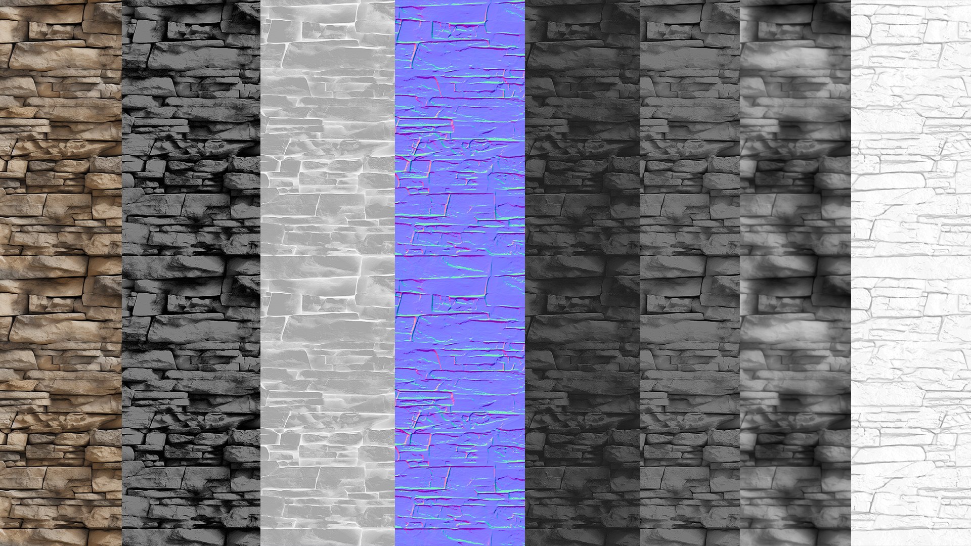 3D Stone Wall 01 Texture - Seamless - TurboSquid 2130886