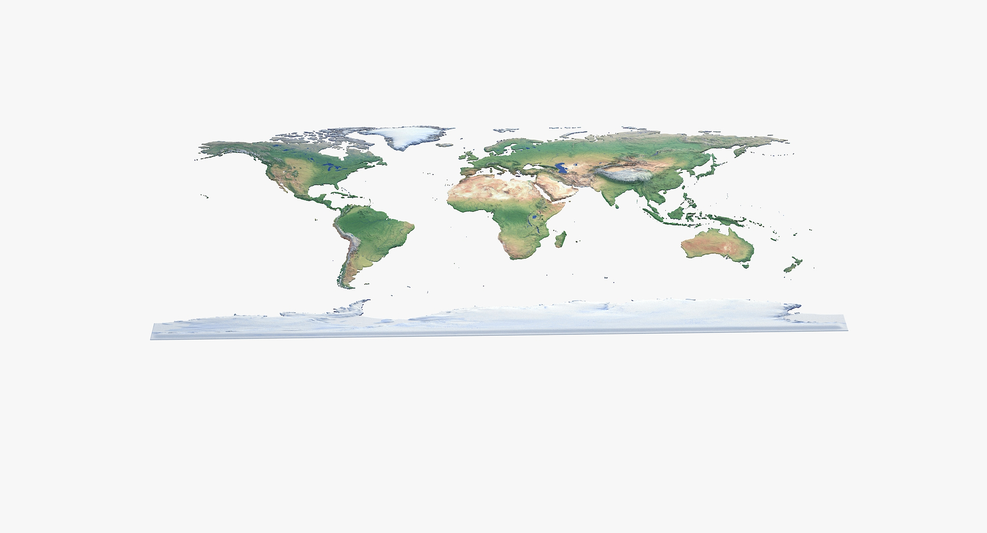 World Topographic Map V2 3D Model - TurboSquid 2318649