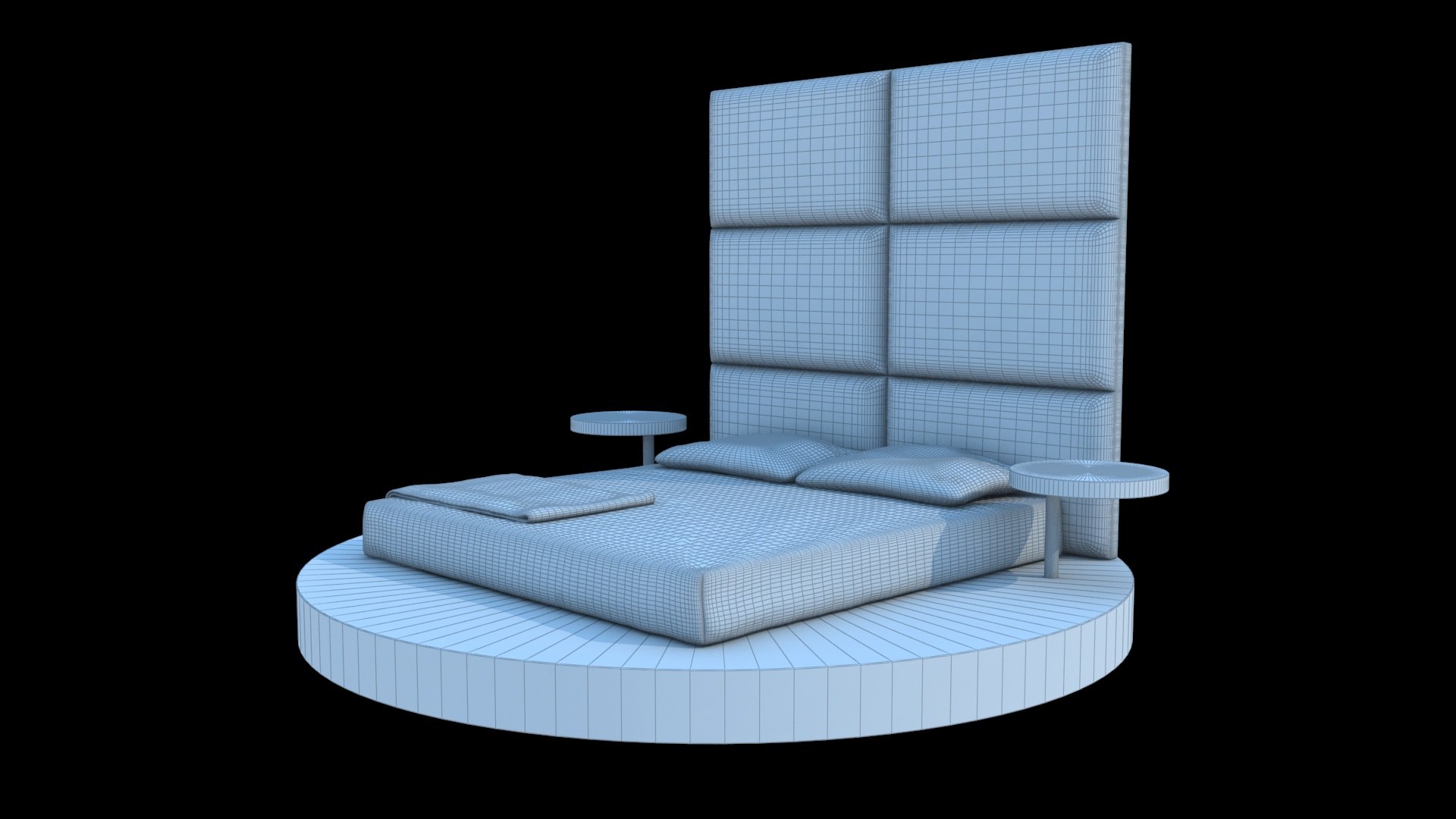 3D Modern Bed Model Model - TurboSquid 1979734