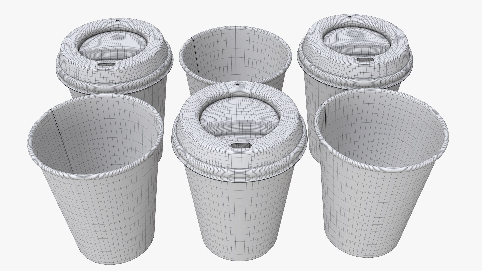 Cup Coffee Paper Model - TurboSquid 1513179