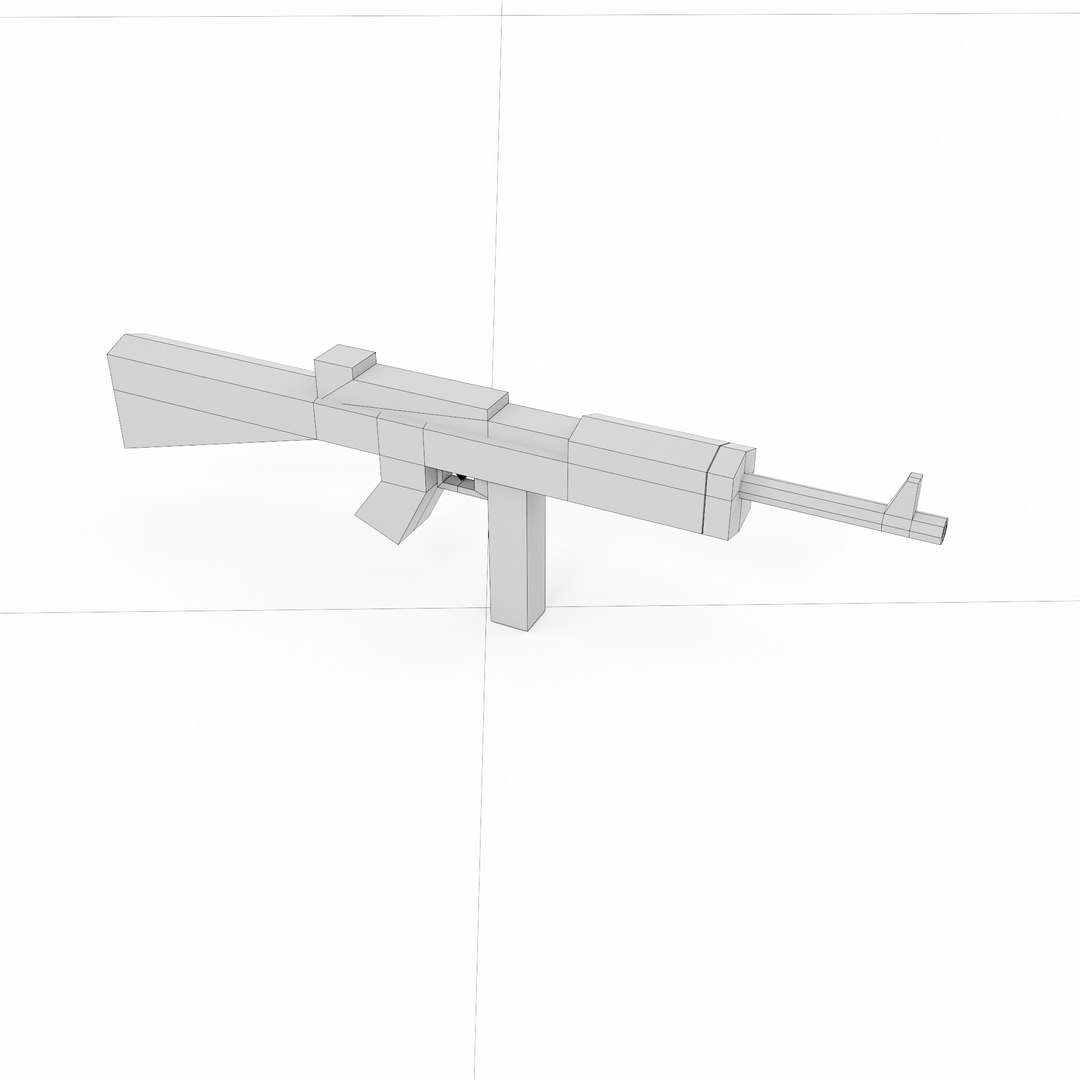M2 HYDE Submachine Gun 3D - TurboSquid 1991926