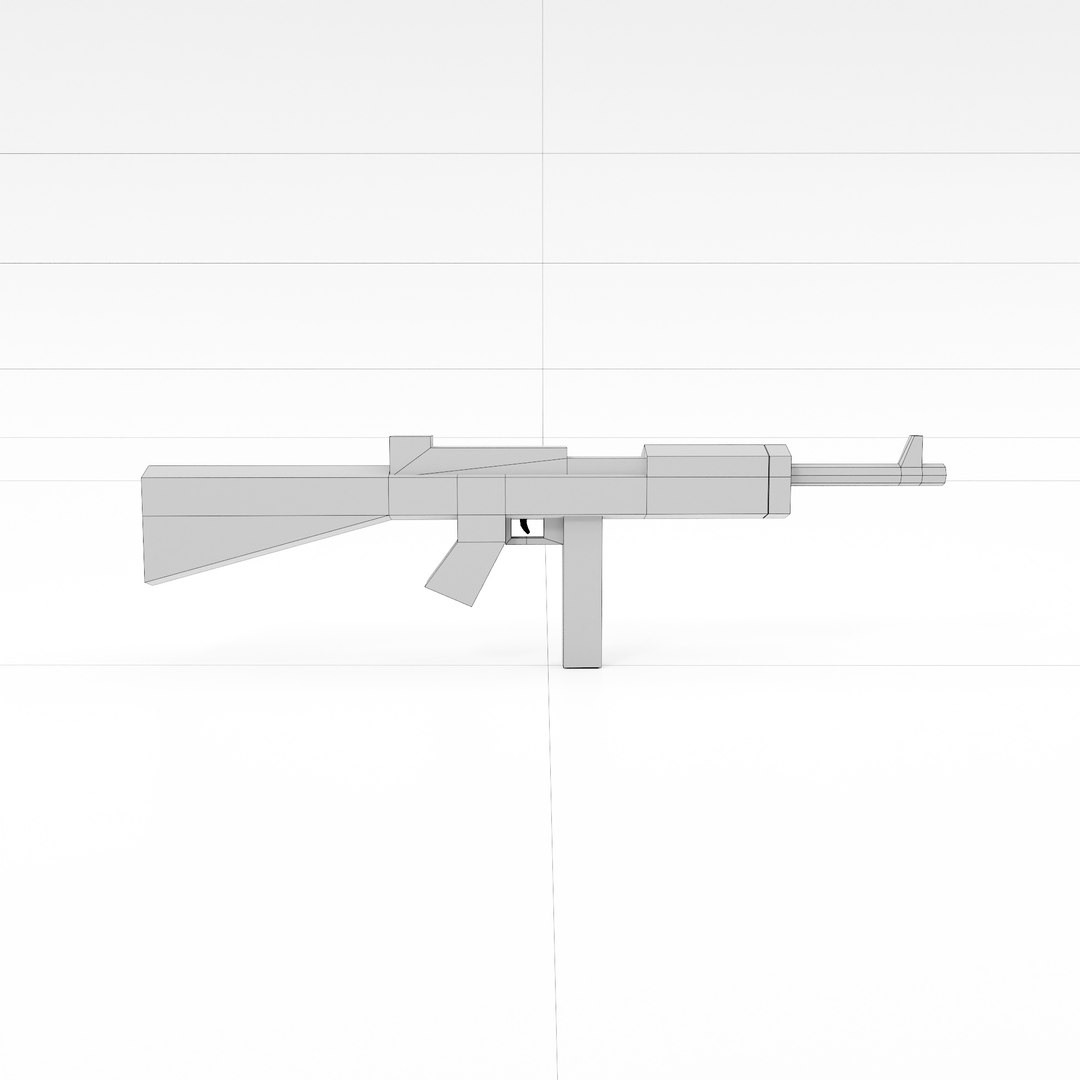 M2 HYDE Submachine Gun 3D - TurboSquid 1991926