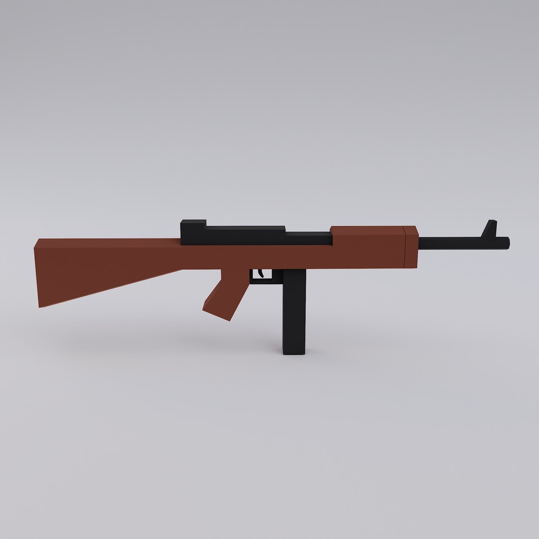 M2 HYDE Submachine Gun 3D - TurboSquid 1991926