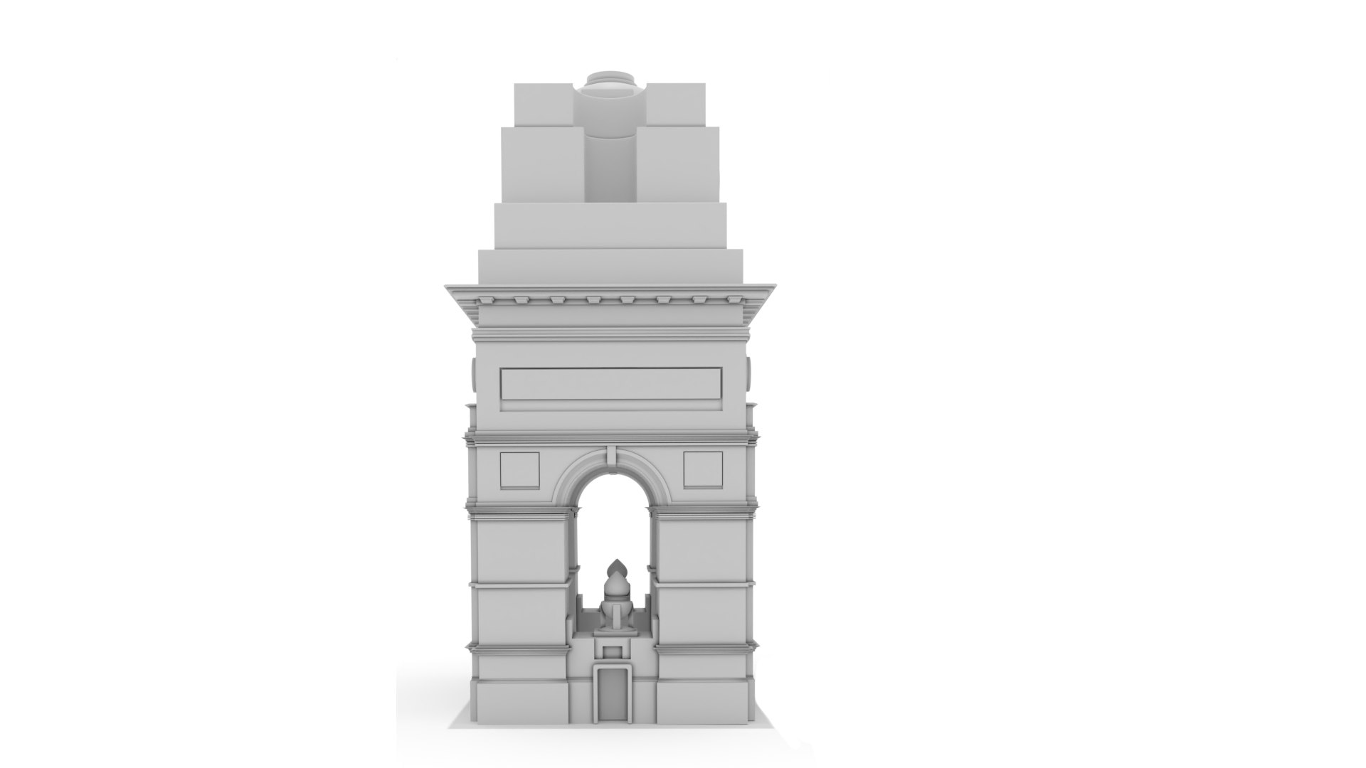 India Gate 3D Model - TurboSquid 2095742