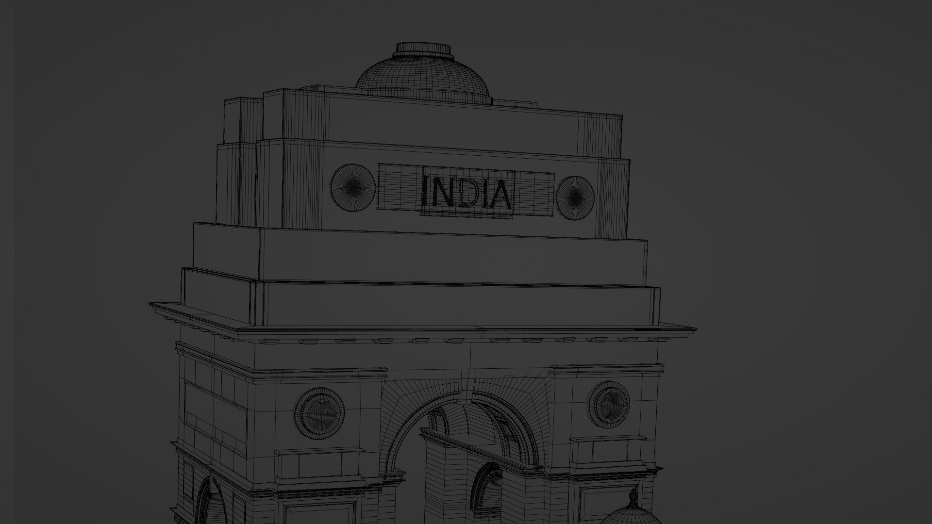 India Gate 3D Model - TurboSquid 2095742