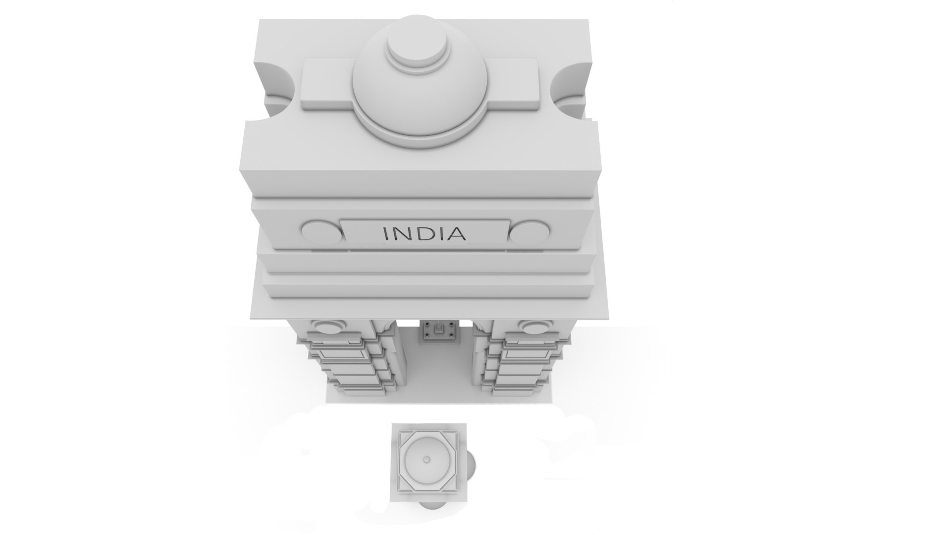 India Gate 3D model - TurboSquid 2095742