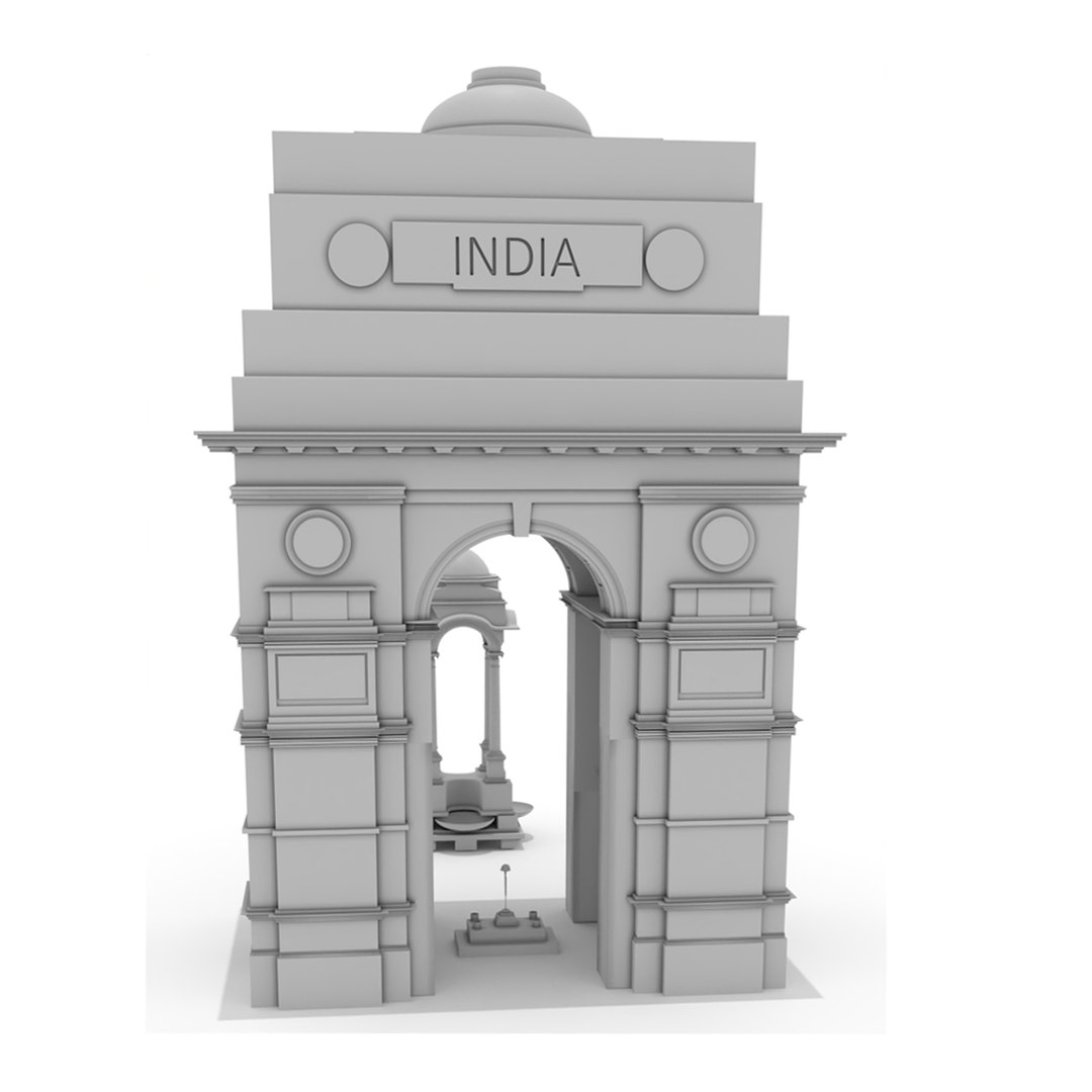 India Gate 3D Model - TurboSquid 2095742