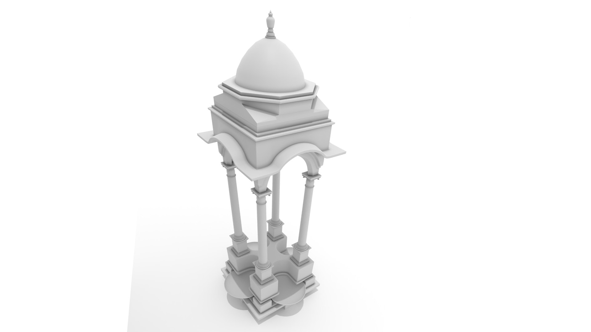 India Gate 3D Model - TurboSquid 2095742