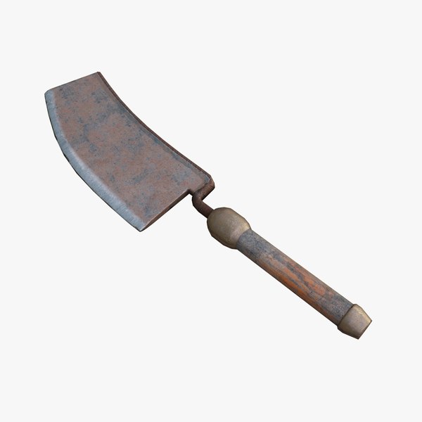 3D rusty cleaver - TurboSquid 1501364