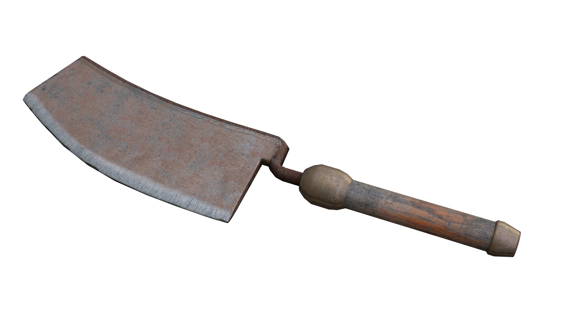 3D rusty cleaver - TurboSquid 1501364