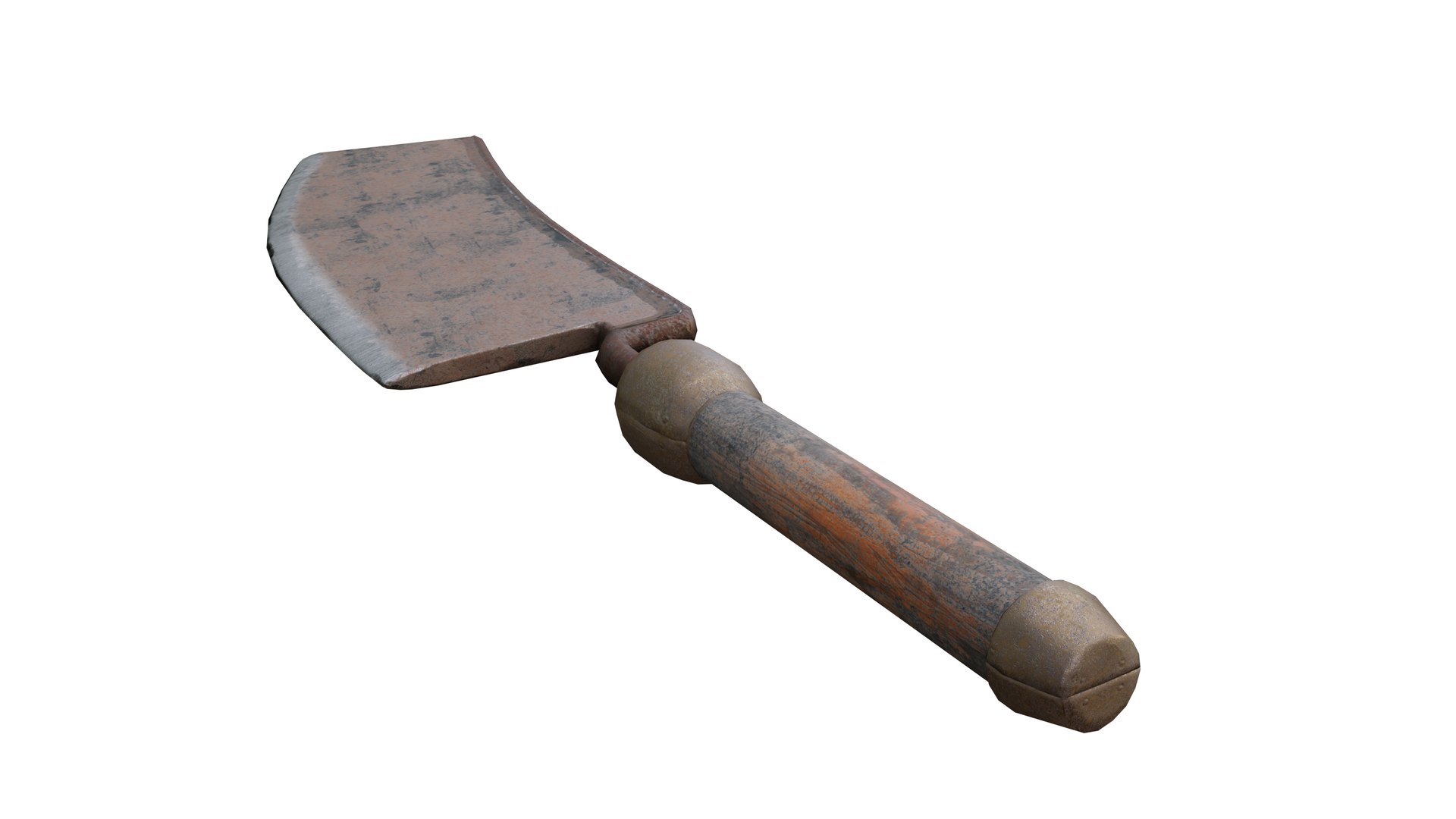 3D rusty cleaver - TurboSquid 1501364