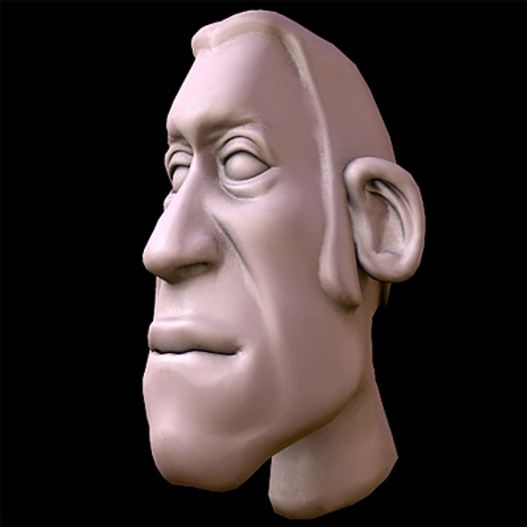 Tompson Head Cartoon Obj