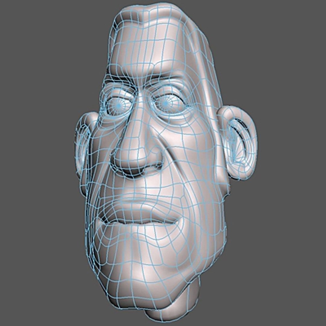 Tompson Head Cartoon Obj