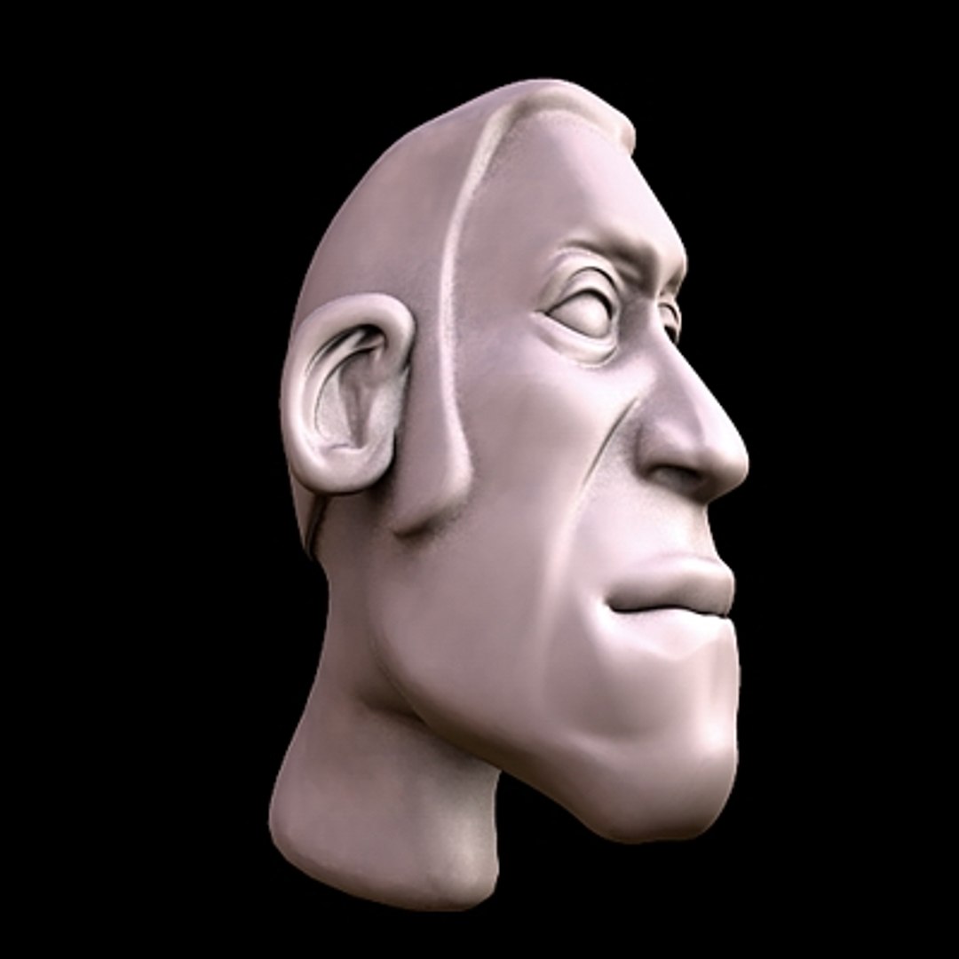 Tompson Head Cartoon Obj