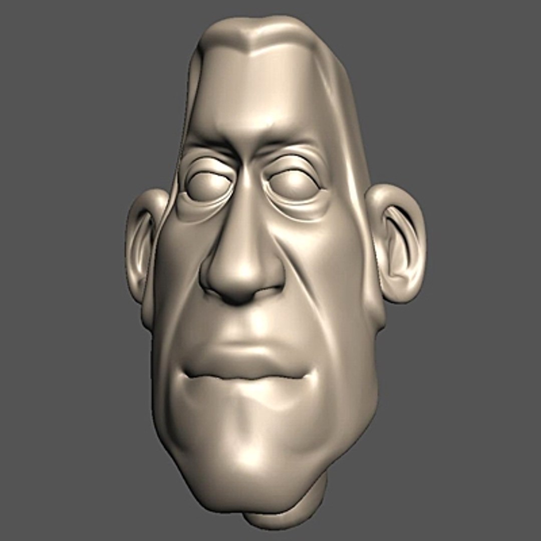 Tompson Head Cartoon Obj