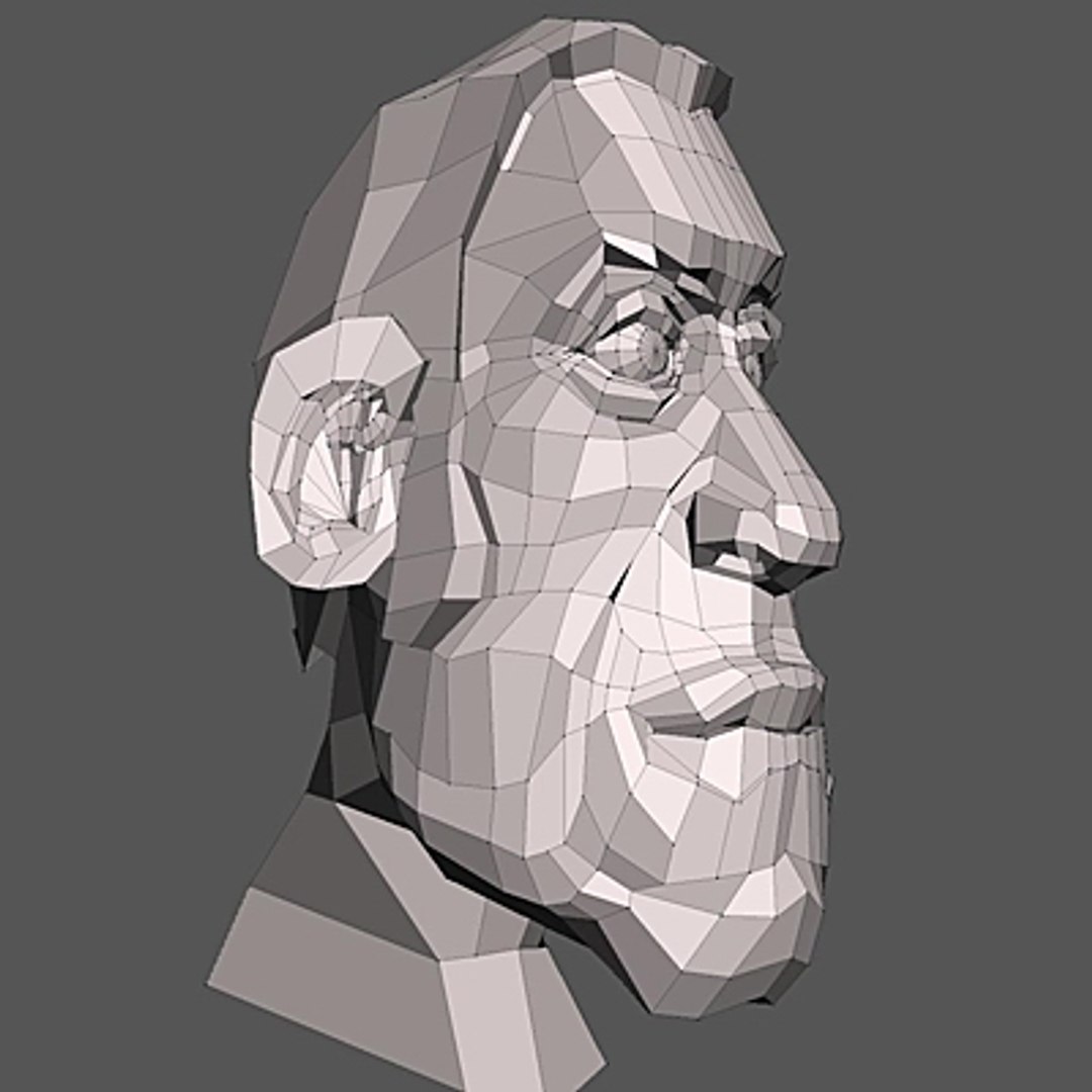 Tompson Head Cartoon Obj