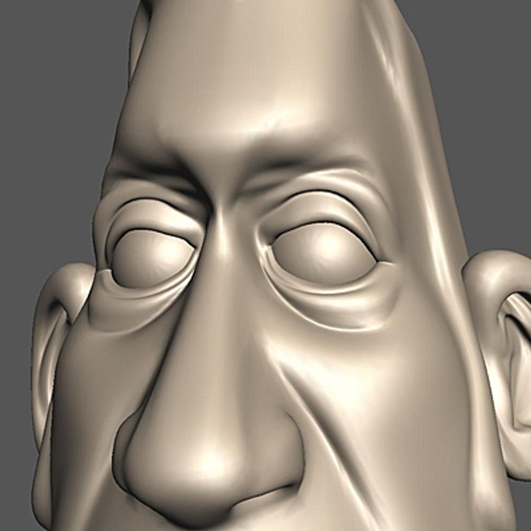 Tompson Head Cartoon Obj