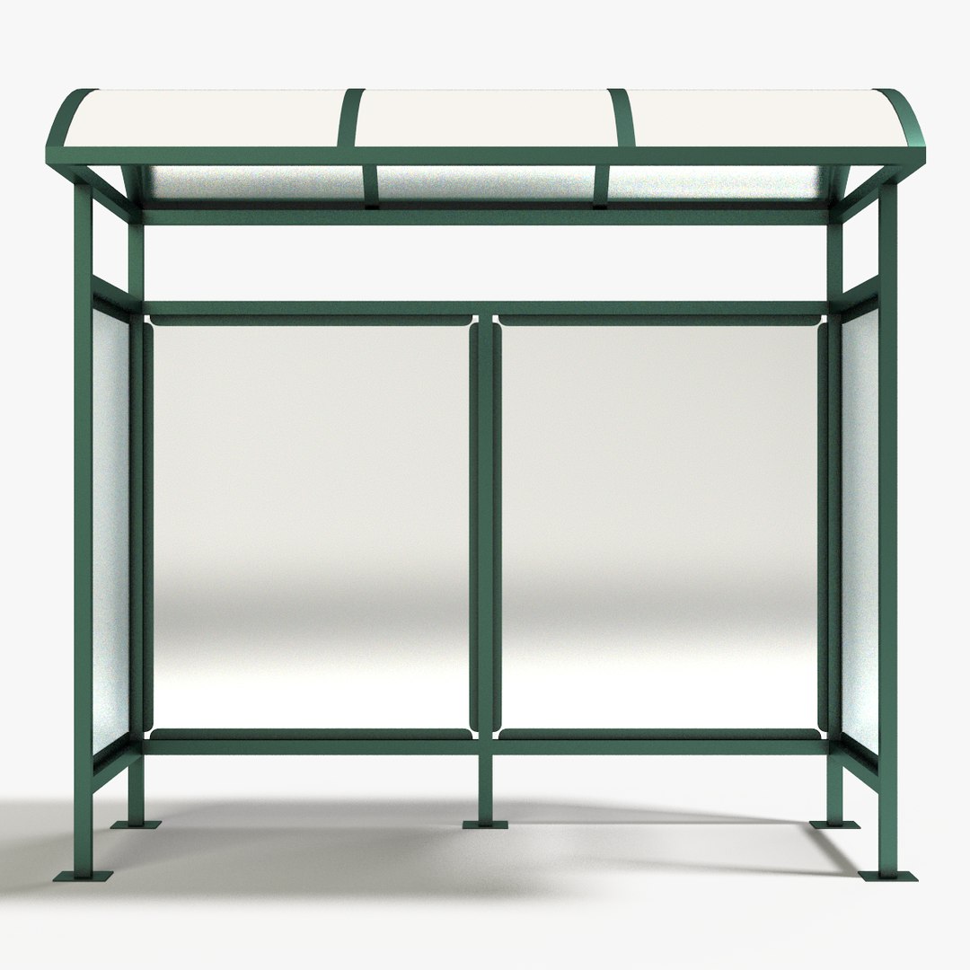 Bus Station 3d Model