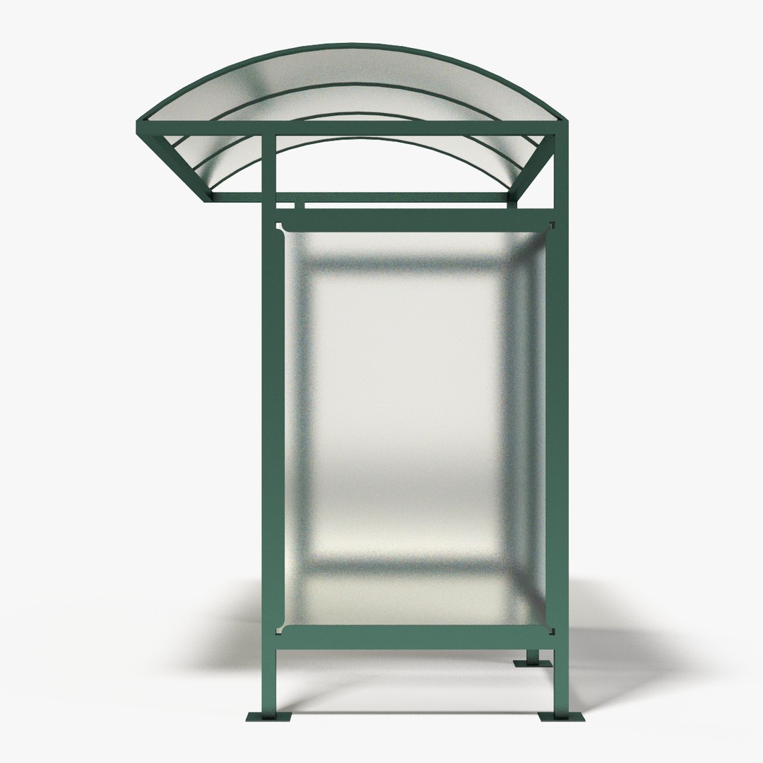 Bus Station 3d Model
