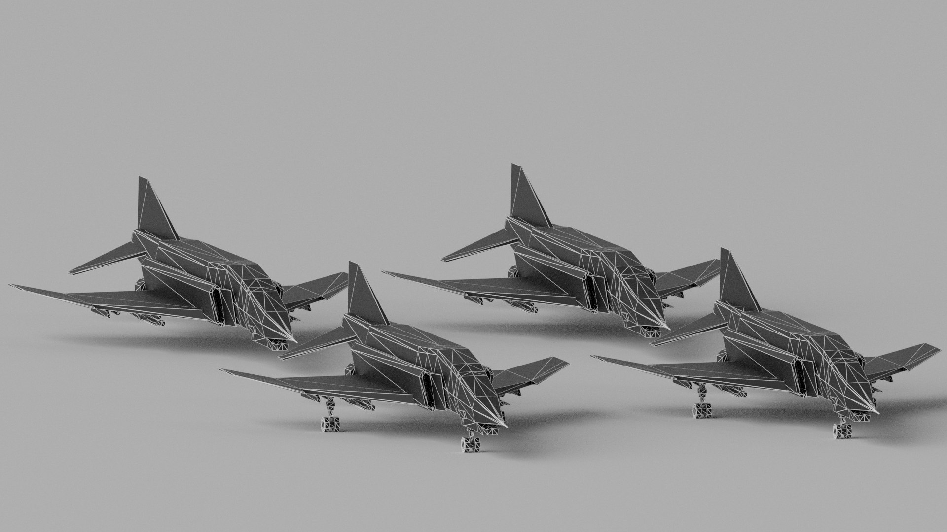 Cartoon McDonnell Douglas F-4 Phantom II 3D Model - TurboSquid 2366322