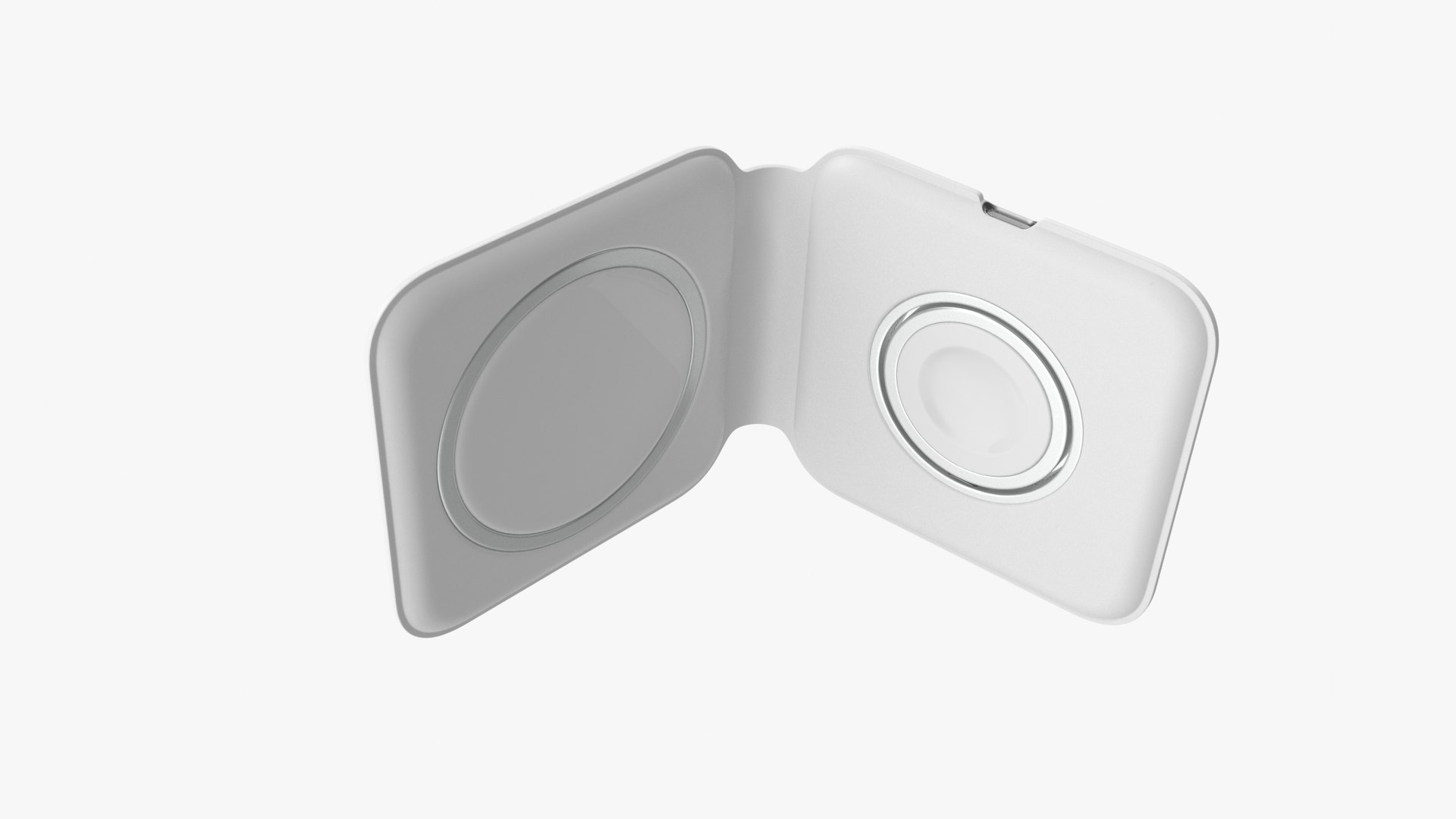 3D Magsafe Duo Charger Model - TurboSquid 1666525