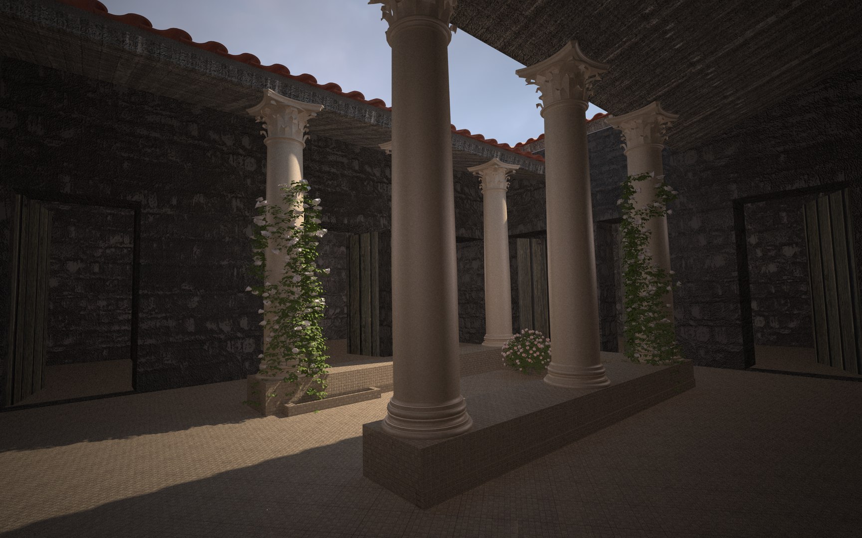 Real Roman House 3D Model - TurboSquid 1176584