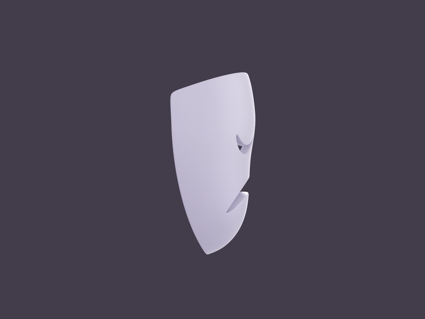 Sad Mask 3D Model - TurboSquid 2329748