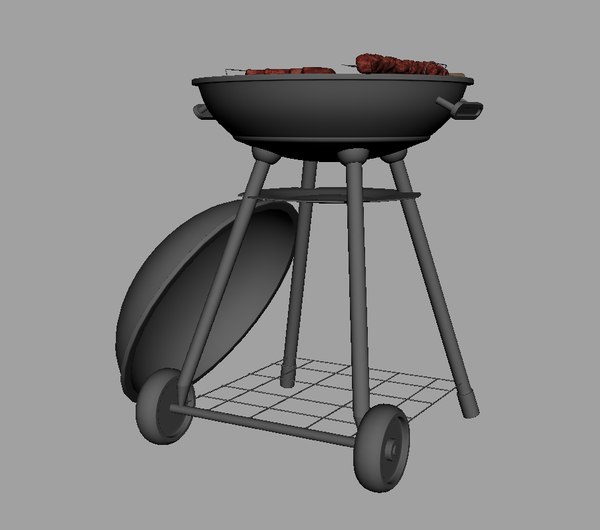 bbq grill 3d model