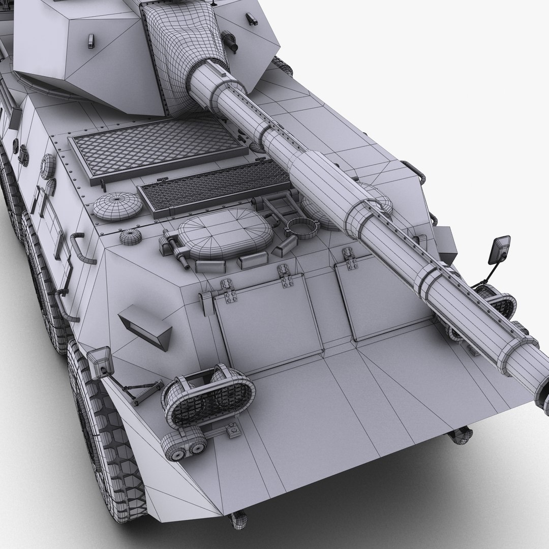 3d max ptl02 tank destroyer