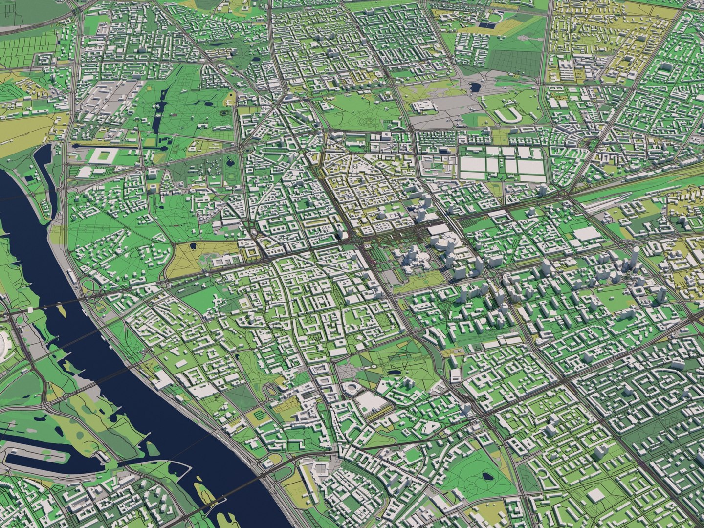 City Warsaw 3D - TurboSquid 1433996