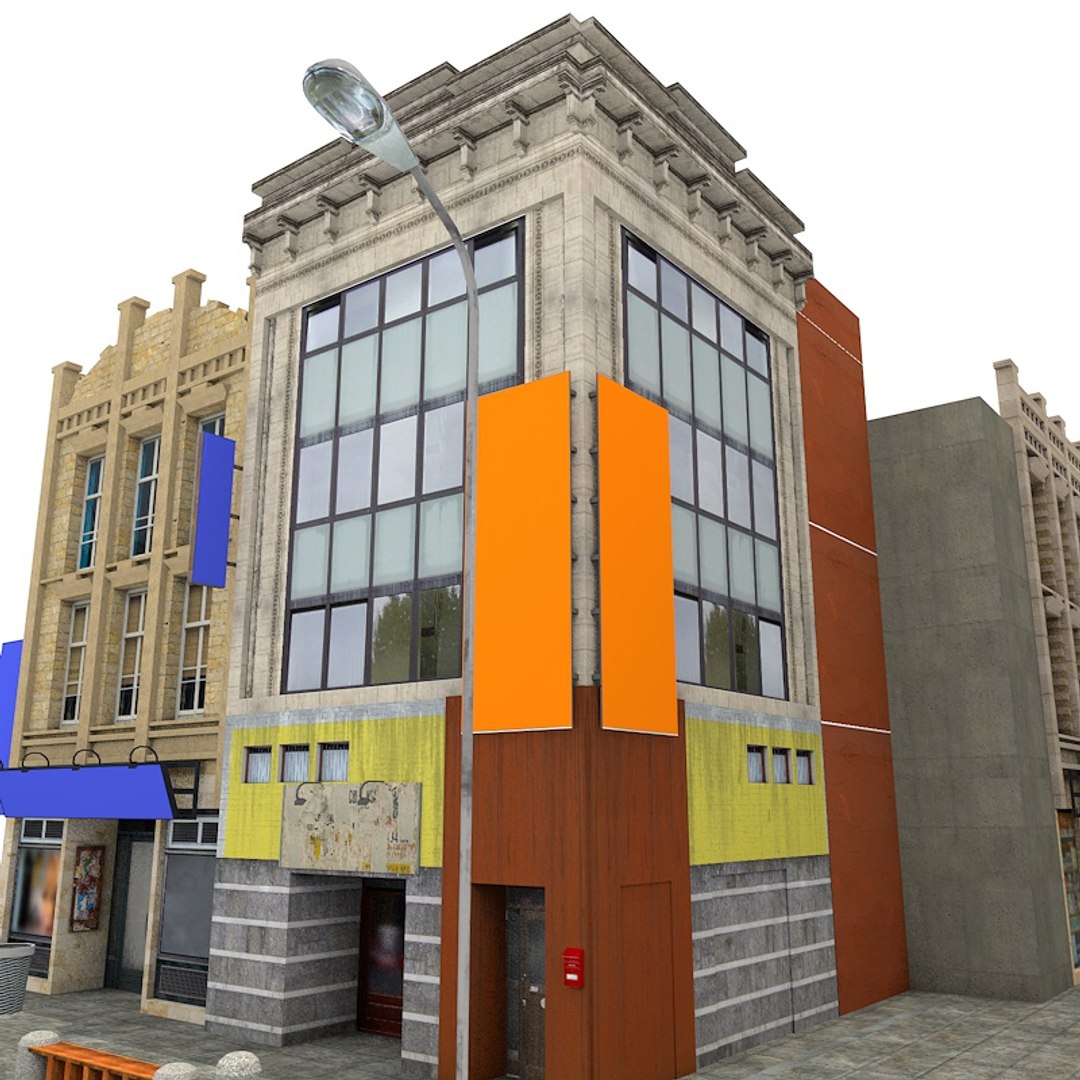 Street Scene 3d Obj