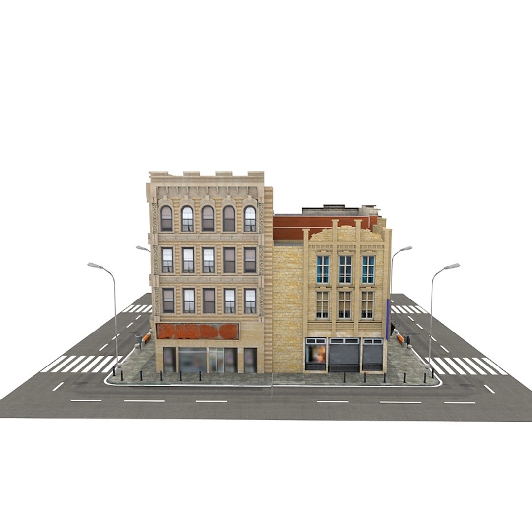 Street Scene 3d Obj